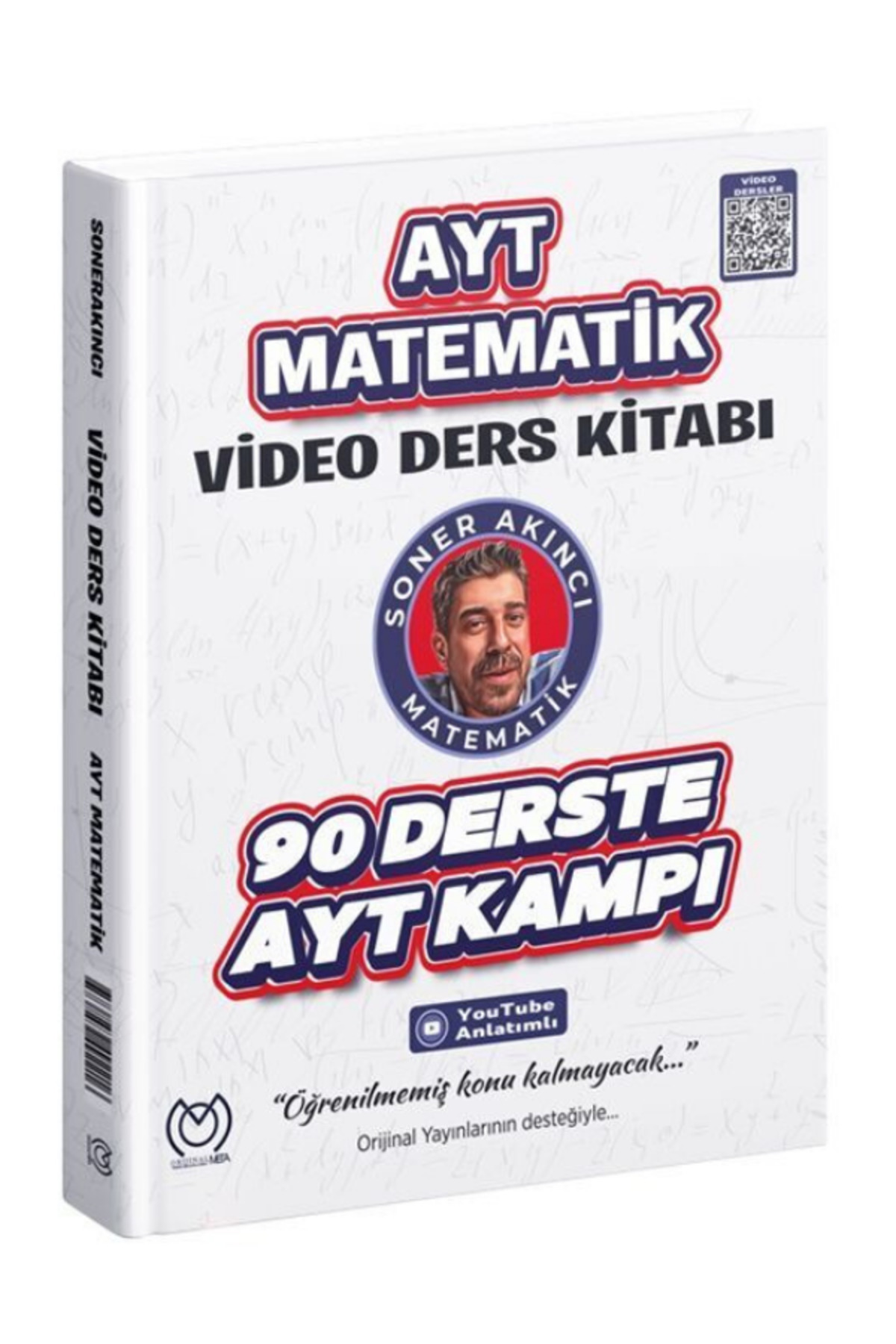 Orijinal Yayınları Orijinal Meta AYT Matematik Video Ders Kitabı 90 Derste AYT Kampı Soner ...