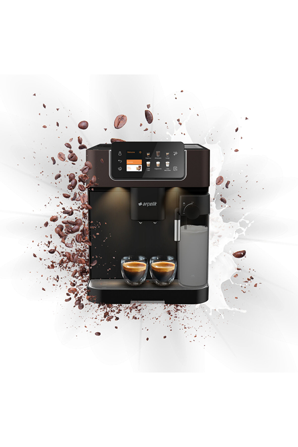 Arçelik EM 9495 Imperium Barista® Tam Otomatik Espresso Makinesi ...