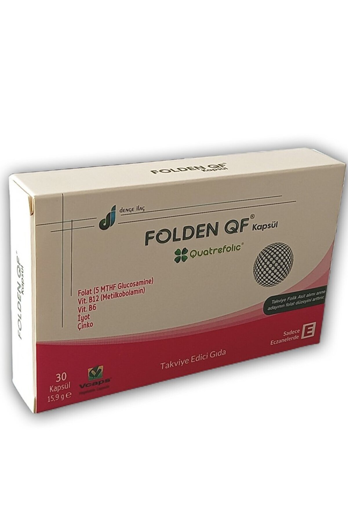 DENGE Folden QF 30 Kapsül (Quatrefolic) - Fiyatı, Yorumları