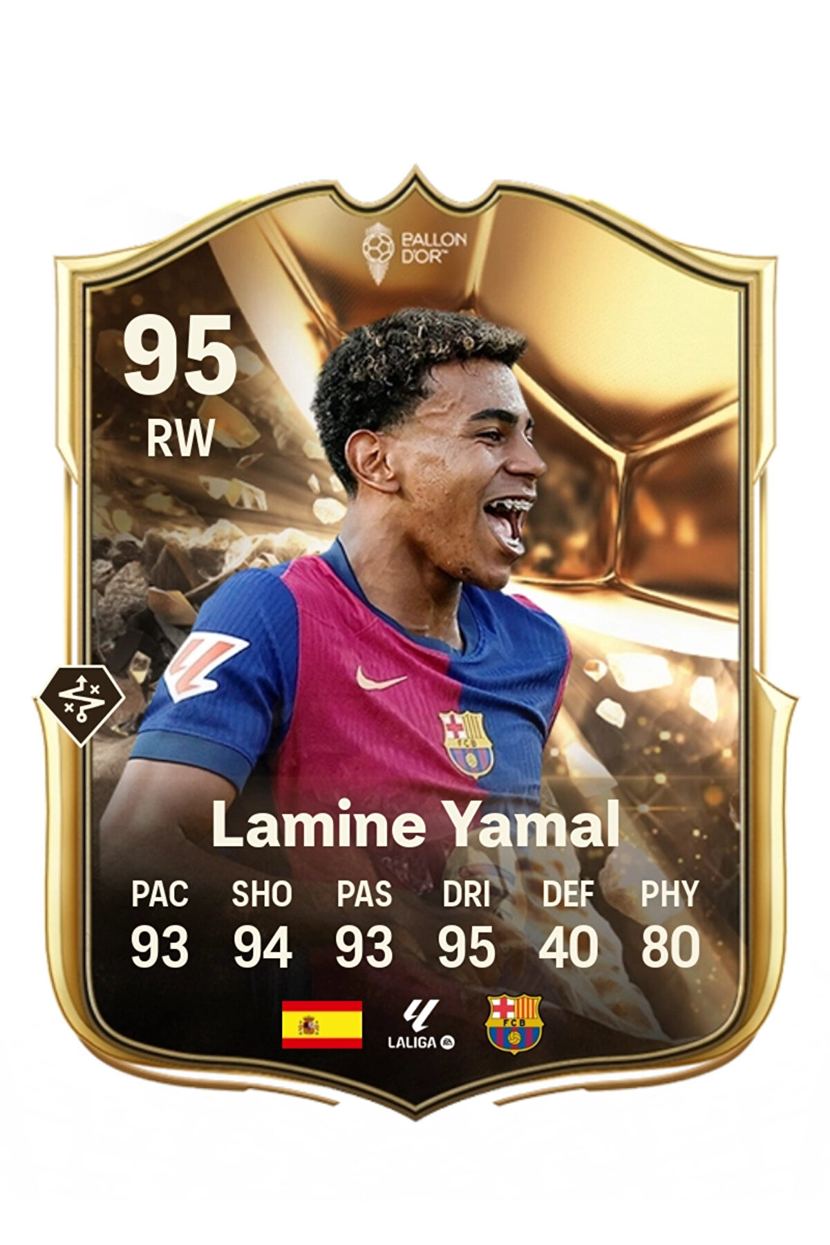 BERKANTTP Lamine Yamal Ballon d'or FC 25 Fut Card Oyun kartı Fiyatı ...