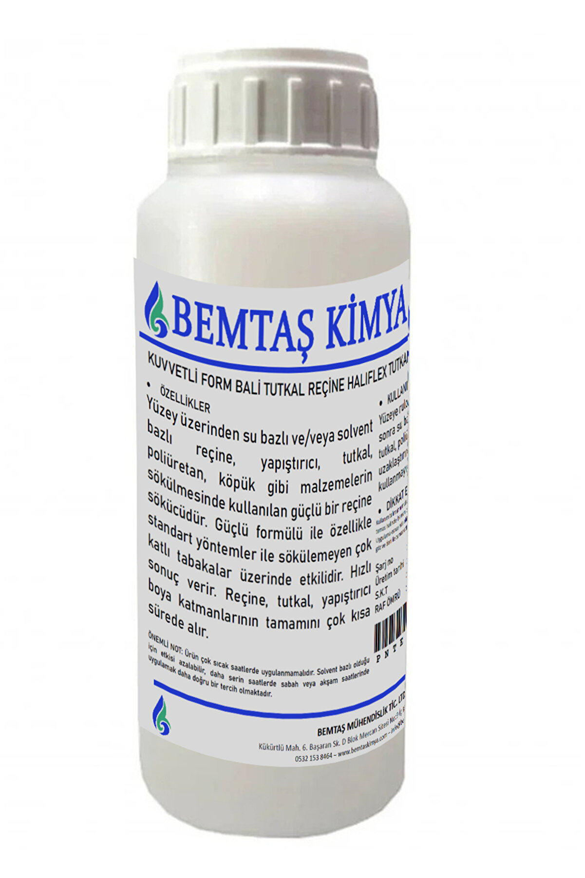 BEMTAŞ KİMYA KUVVETLİ FORM BALİ TUTKAL REÇİNE HALIFLEX TUTKAL ...