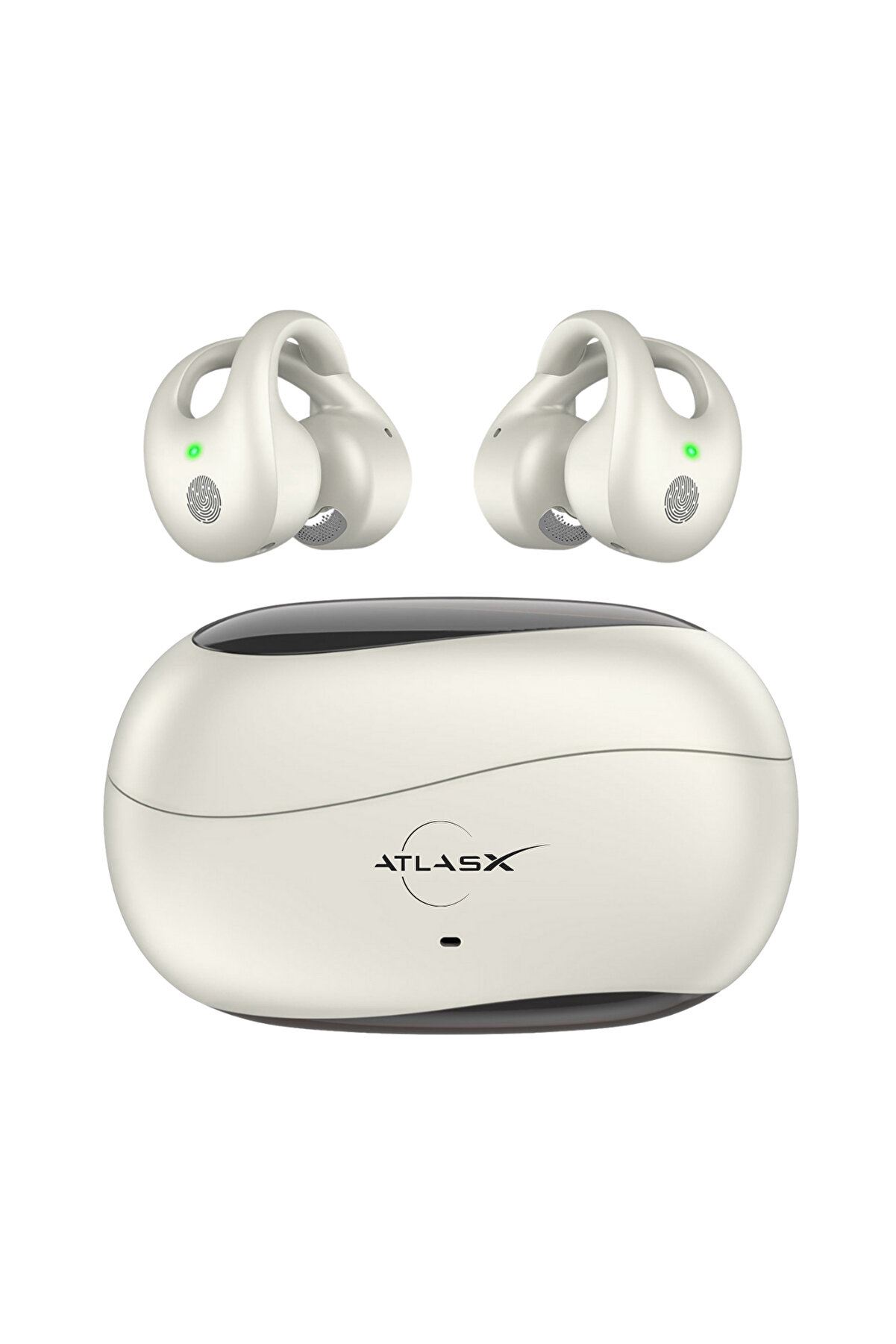 Spovan AtlasX AirClips BT 5.4 OWS HIFI Spor Kablosuz Kanca Bluetooth ...