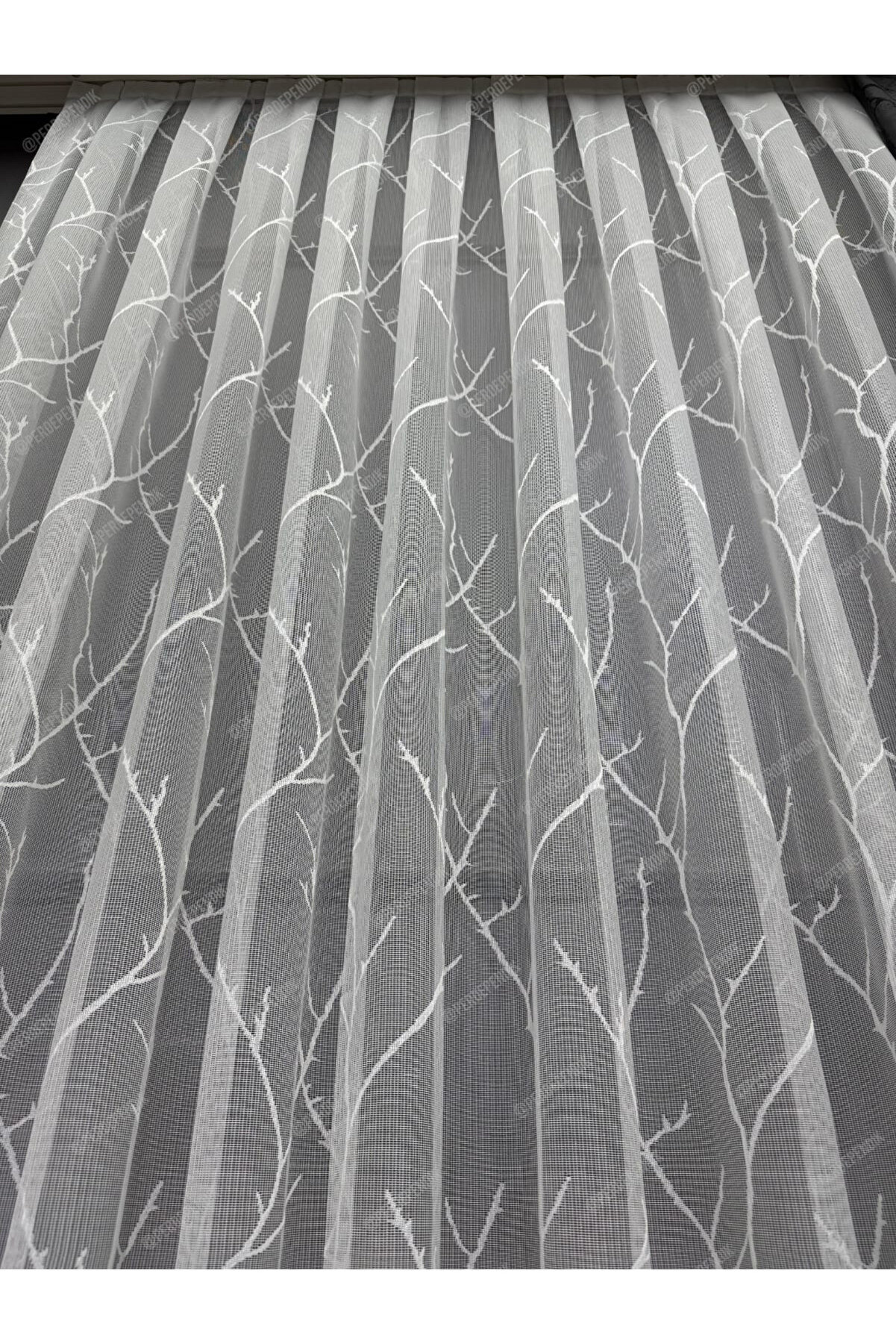 Taç Sarmaşık Dallı Tül Perde Taç - Fiyatı, Yorumları