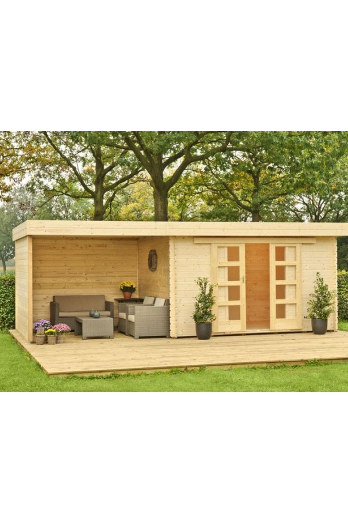 BERZZ BUĞLEM Ahşap Bağ Bahçe Bungalov Ev Bahçe Oda Depo Ardi?ye Ahşap ...