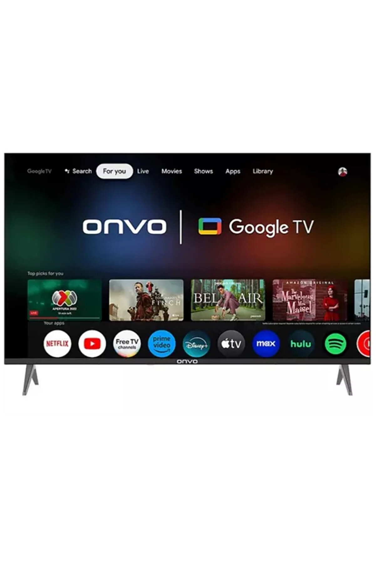 ONVO 75Ovf9000uq 4K Ultra Hd 75" 190 Ekran Uydu Alıcılı Google Smart ...