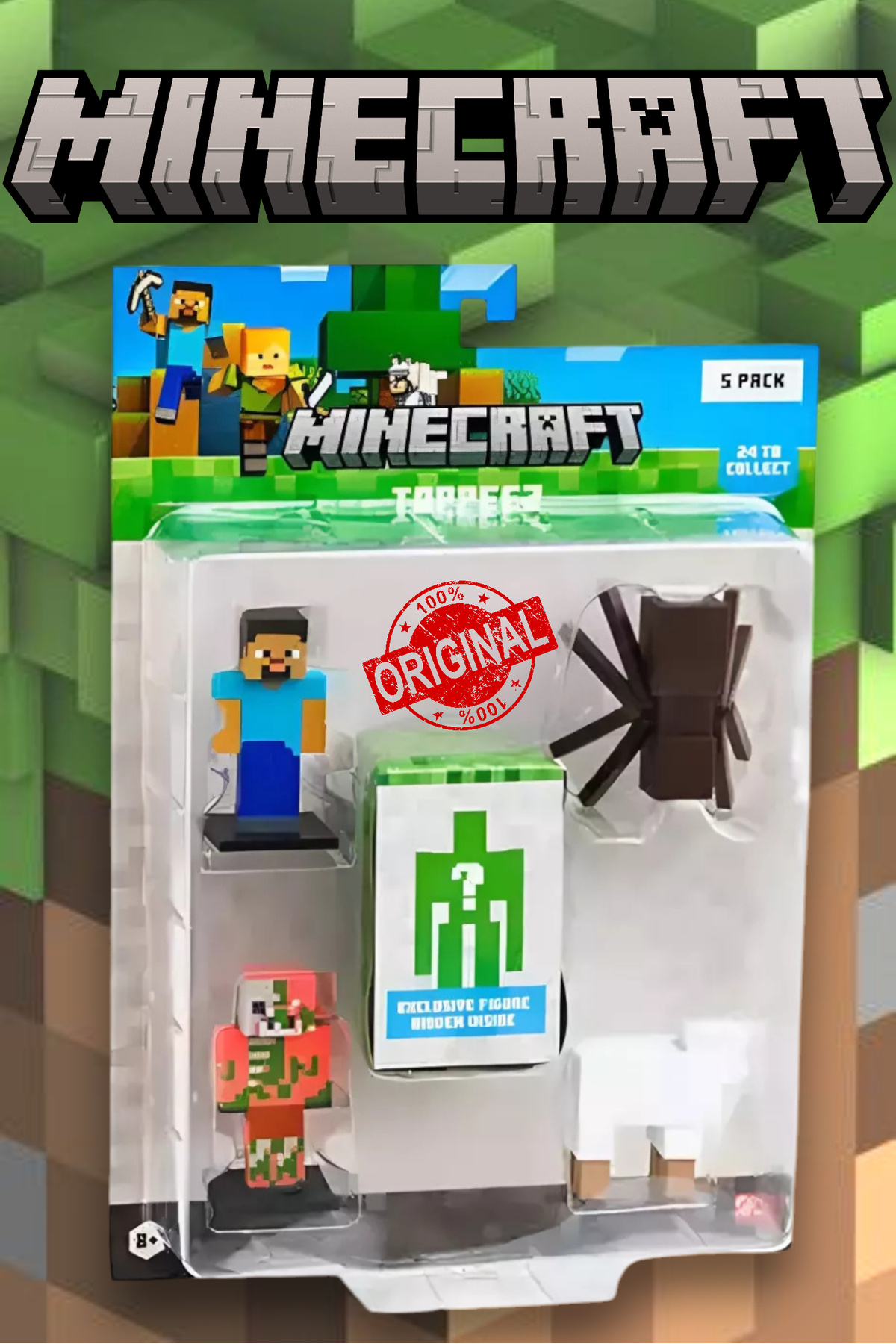 TOYFEST Minecraft 3D Figür Toppeez 5'li Set - MODEL 5 - Fiyatı, Yorumları