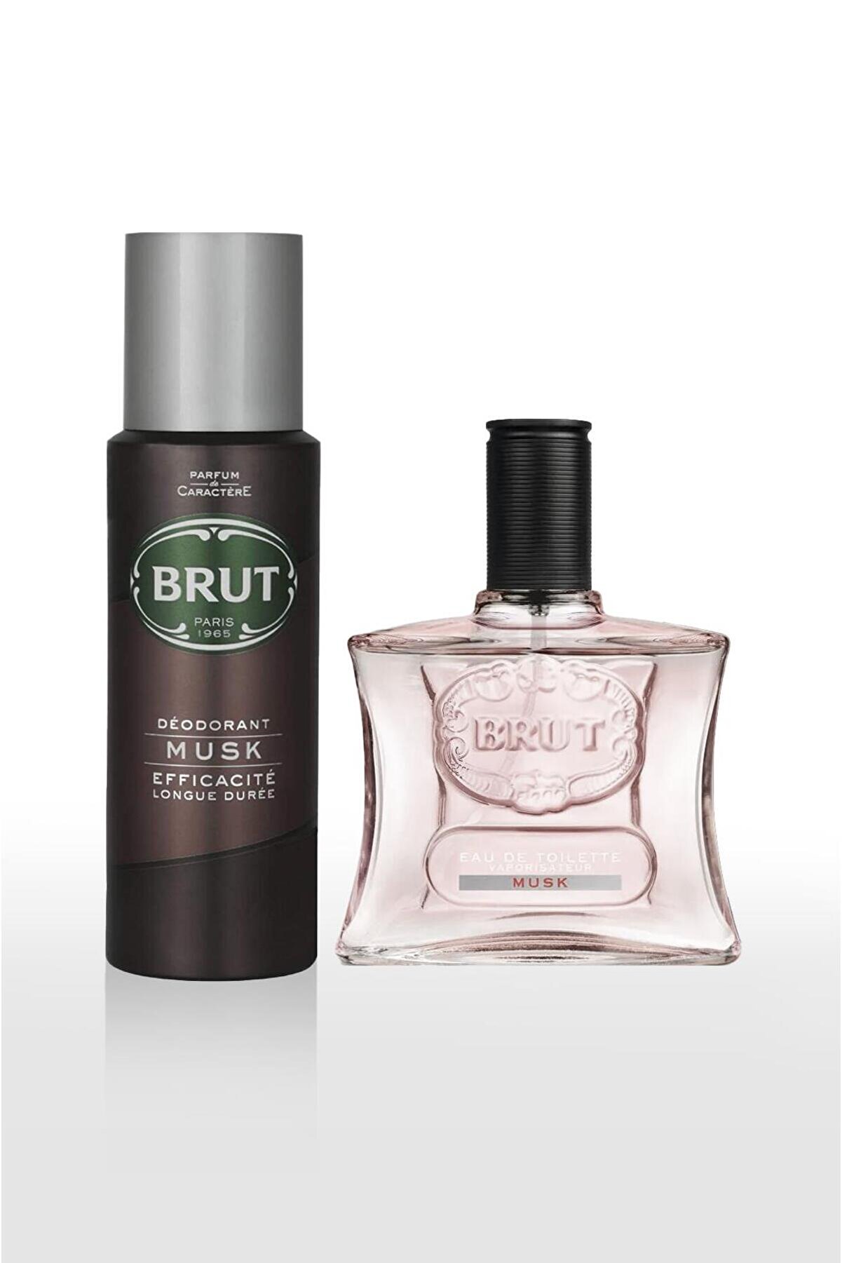 Brut Musk Erkek Bakım Seti Parfüm EDT 100 ml, Deodorant 200 ml - SET ...