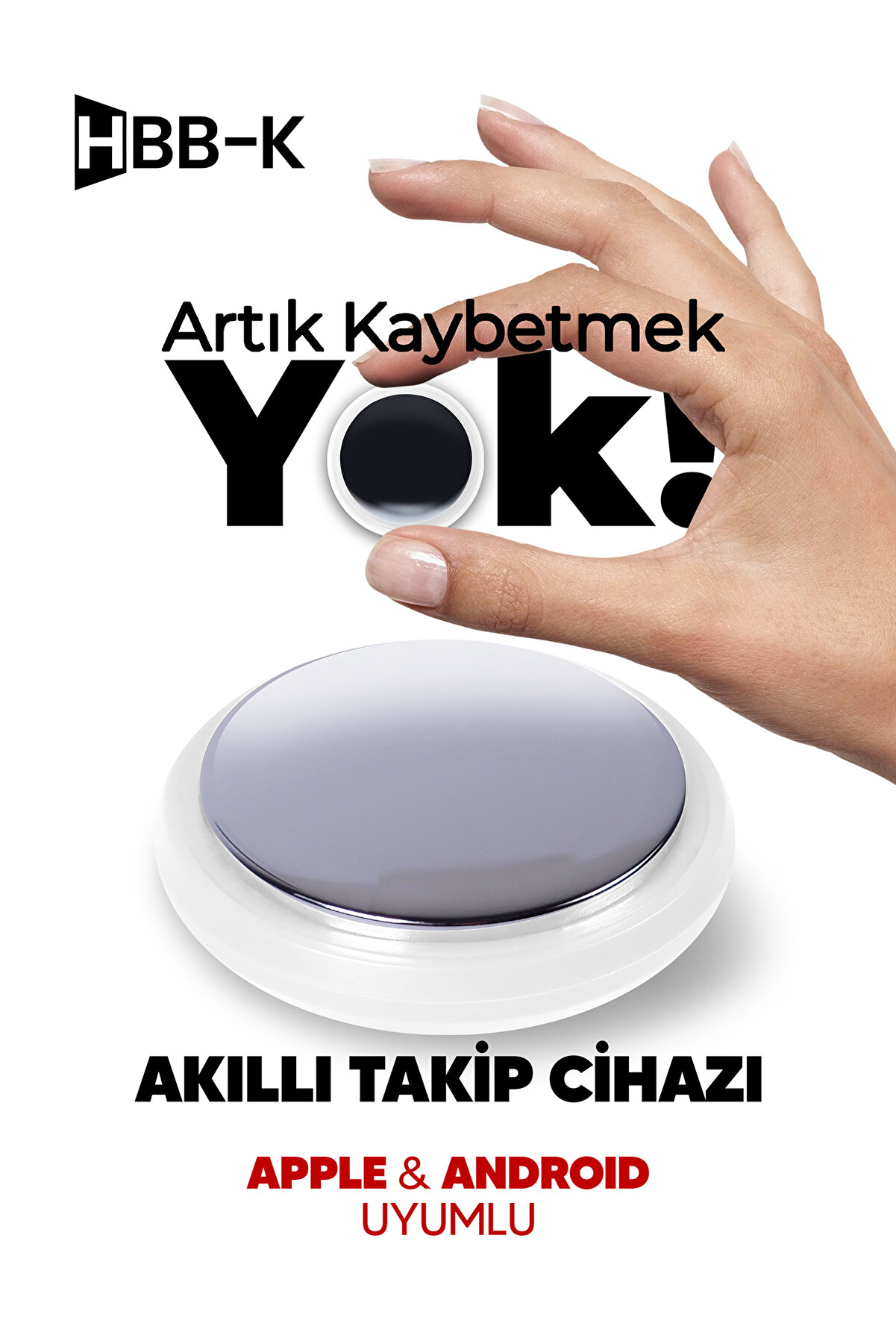 HBB-K Plus Tag Android & IOS Uyumlu Airtag Akıllı Gps Takip Cihazı - Fiyatı, Yorumları