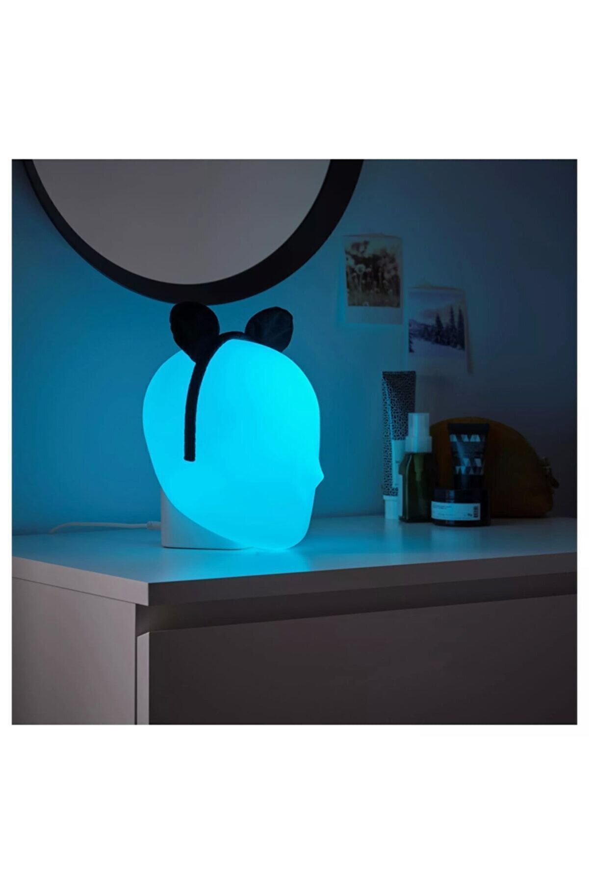 IKEA Uem Iskarna Dekoratif Aydınlatma Kafa Şeklinde Gece Lambası ...