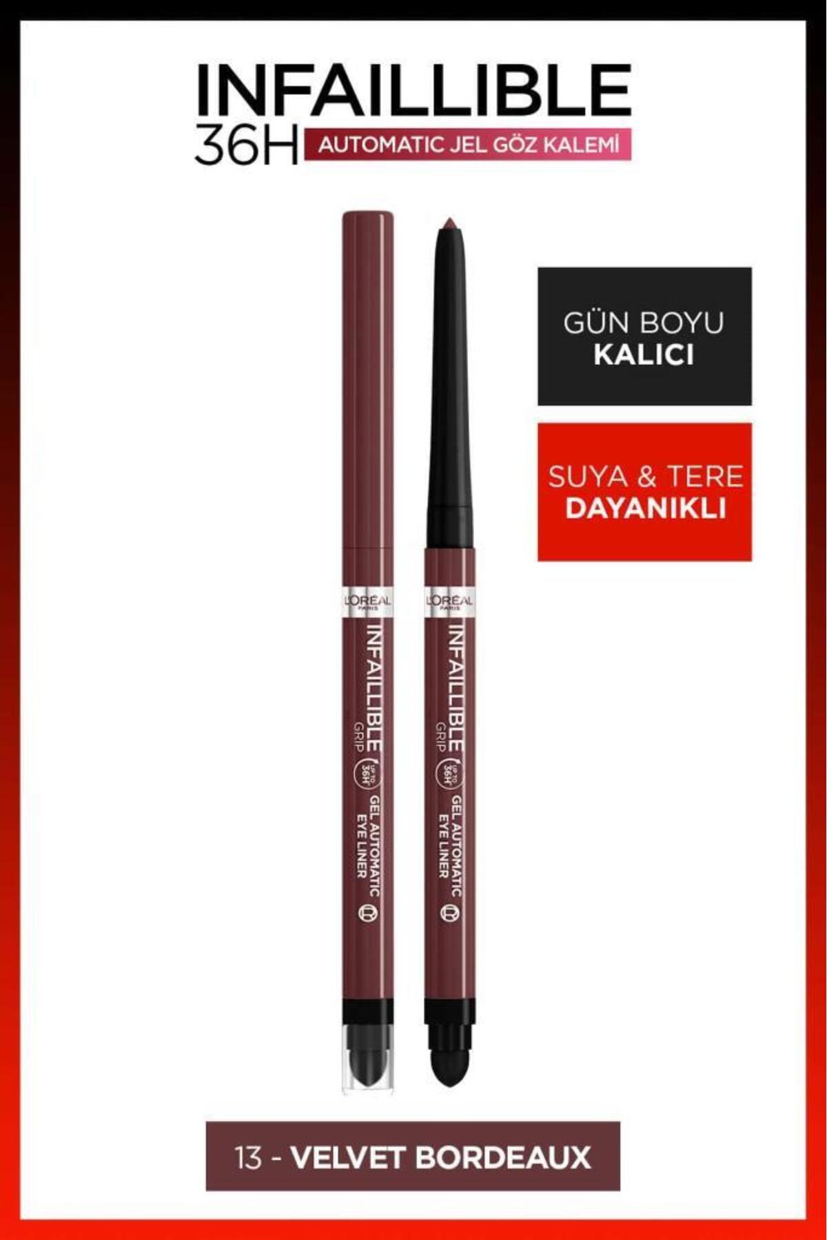 L'Oreal Paris L'Oréal Paris Automatic Jel Infaillible Göz Kalemi - 13 Velvet Bordeaux - Fiyatı ...