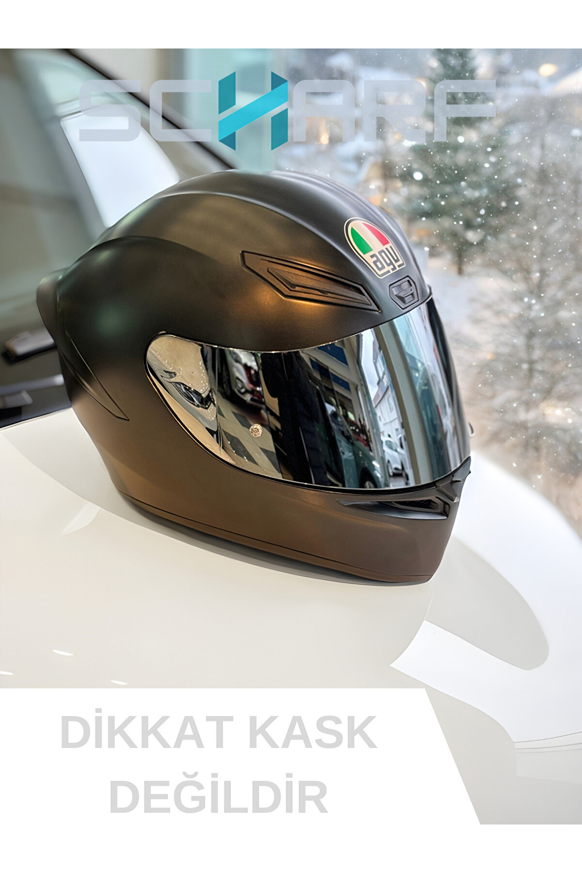 scharf AGV K1/K1 S/K1 MONO/K-5/K-5S UYUMLU IRIDUM S VİZÖR(SADECE KASK CAMIDIR.) - Fiyatı, Yorumları