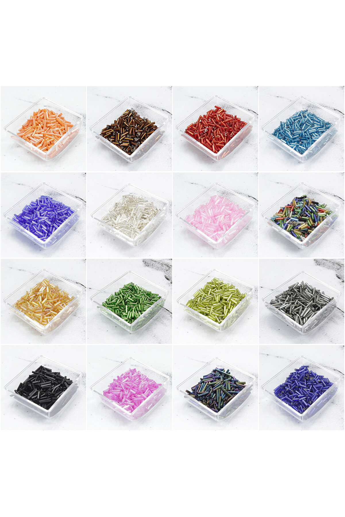 Kartopu Dikilebilir Boru Boncuk Seti 12 Li Kolye Bileklik Yazma ...