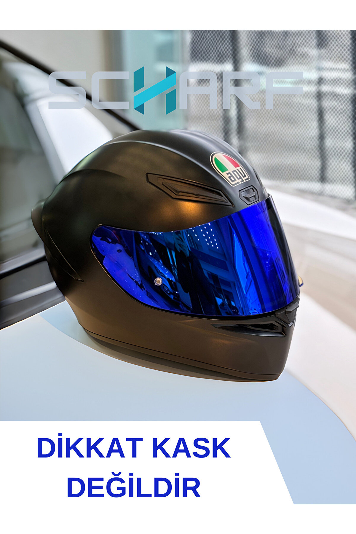 scharf AGV K1/K1 S/K1 MONO/K-5/K-5S UYUMLU DEEPBLUE S VİZÖR(SADECE KASK CAMIDIR.) - Fiyatı ...