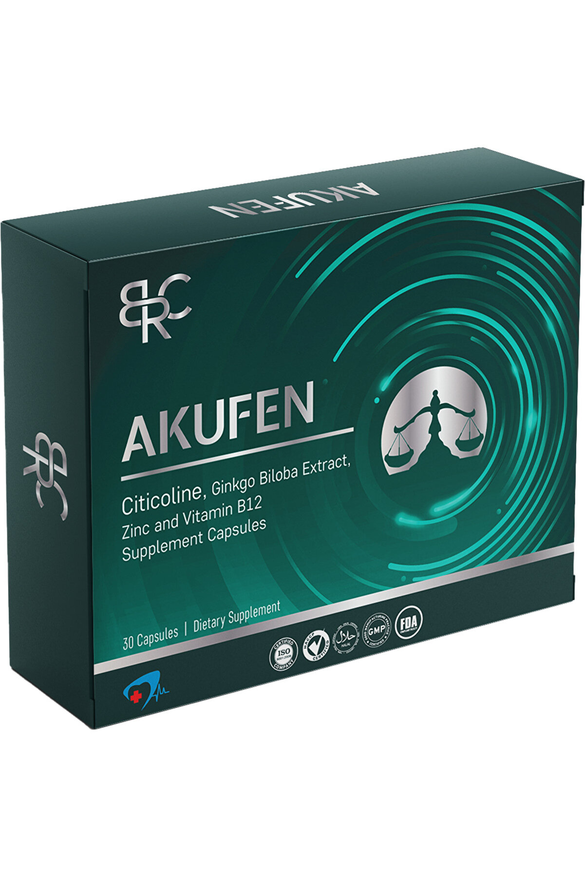 BRC AKUFEN Ginkgo Biloba, Sitikolin, B12, Çinko Içeren Takviye Edici ...