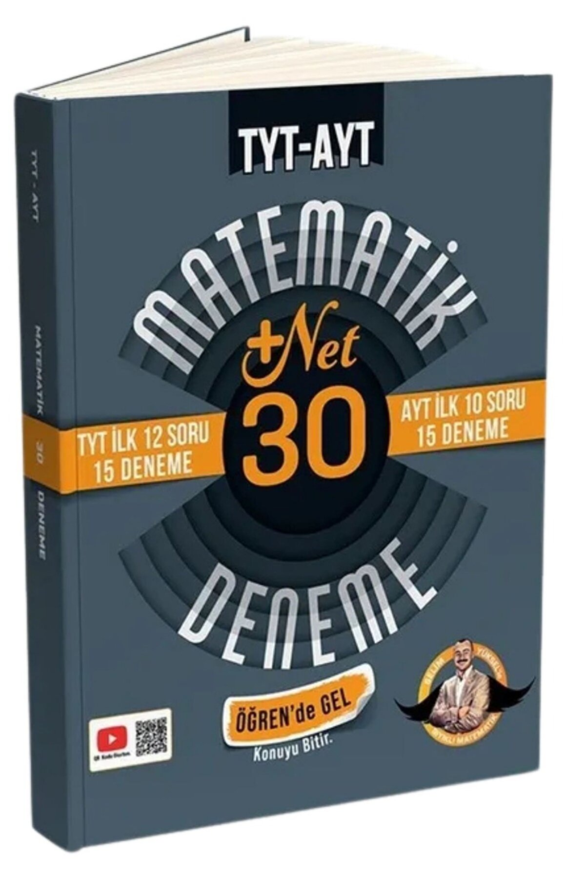 Bıyıklı Matematik TYT İlk 12 - AYT İlk 10 Soru Matematik 30 Deneme- Öğren de Gel +22 Net ...