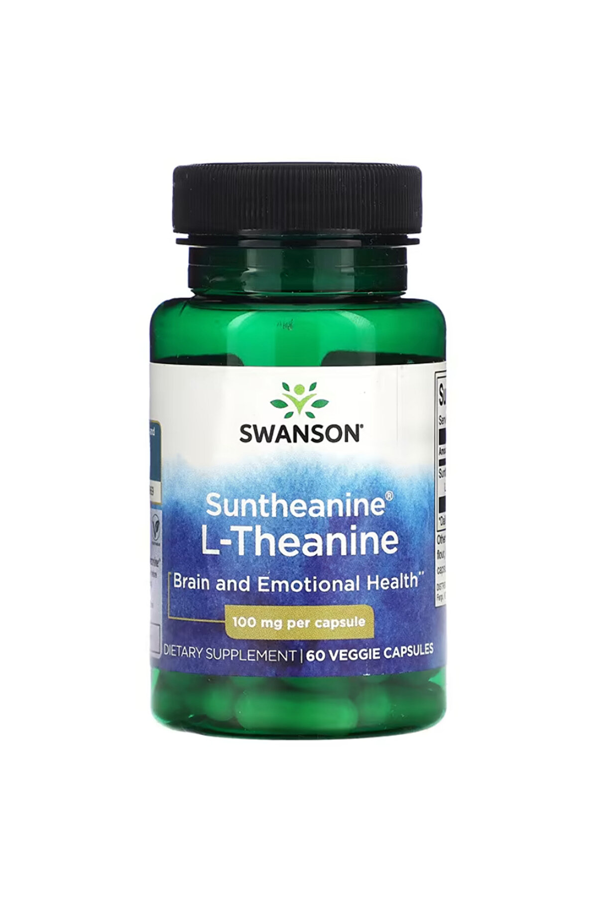 SWANSON , Suntheanine L-Theanine, 100 mg, 60 Veggie Caps.vr44 - Fiyatı ...