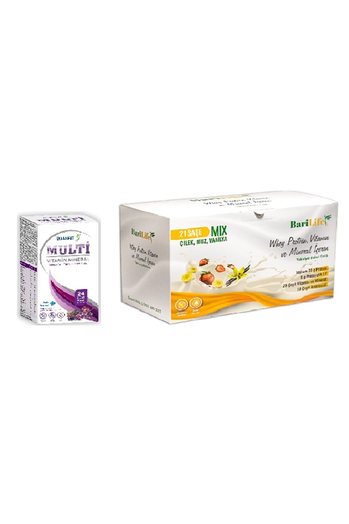 Barifit BARİFİT BARİLİFE 21 PROTEİN TOZU+SIVI MULTİVİTAMİN - Fiyatı ...