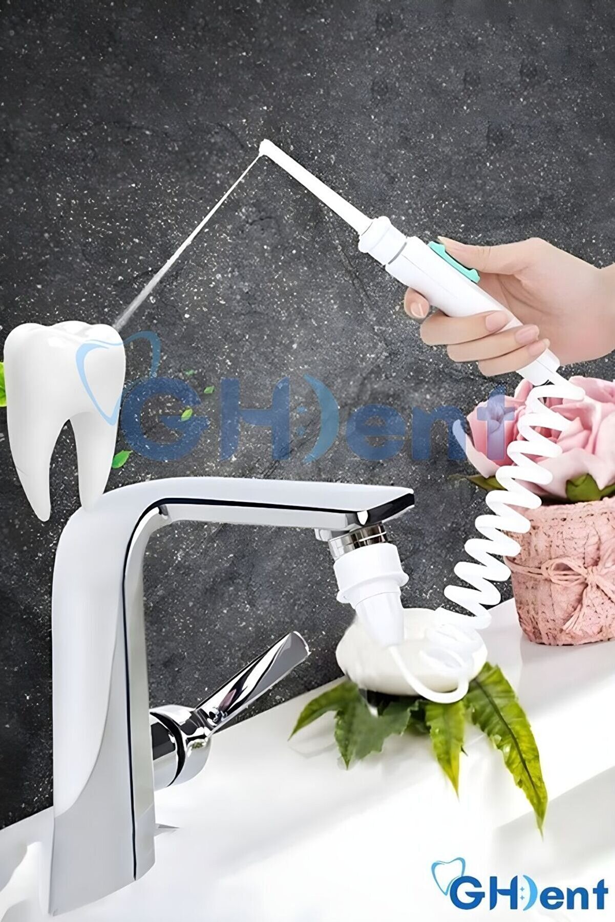 GHDENT Gh15 Ağız Duşu Askılıklı Standart 3 Başlıklı 3 Kademeli 3 ...