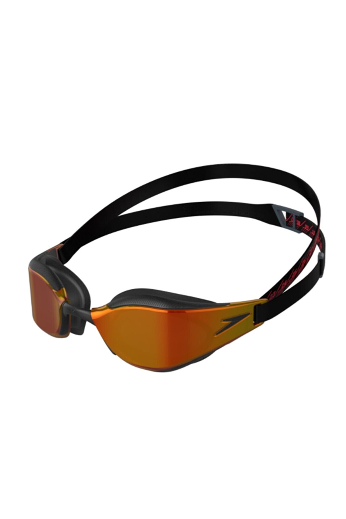 SPEEDO Fastskin Hyper Elite Mirror Swimming Googles - Black/dragon Fire ...