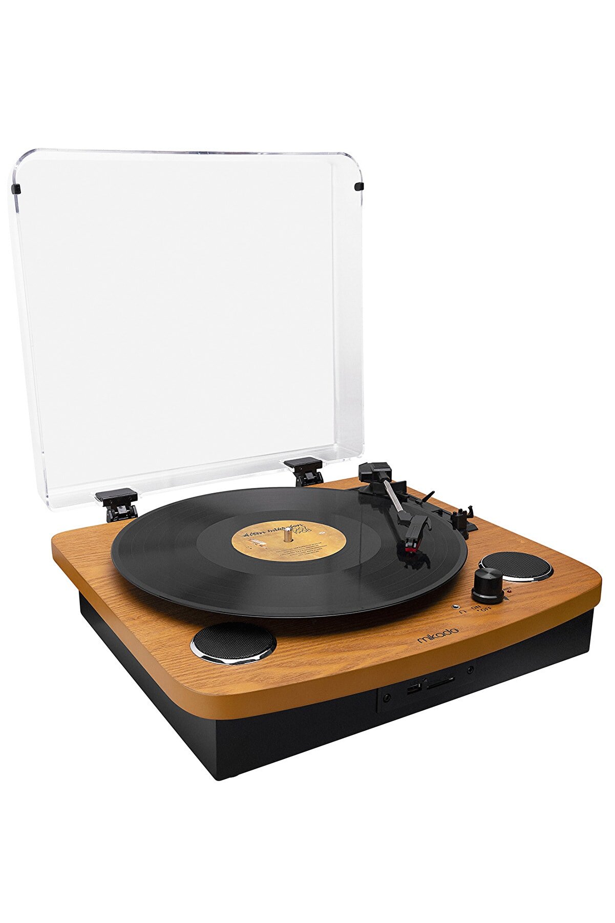 Mikado Mn-p235 Voyager Retro Ahşap Pikap Bluetooth Usb Hafıza Kartı Aux Dahili Hoparlör Fiyatı ...