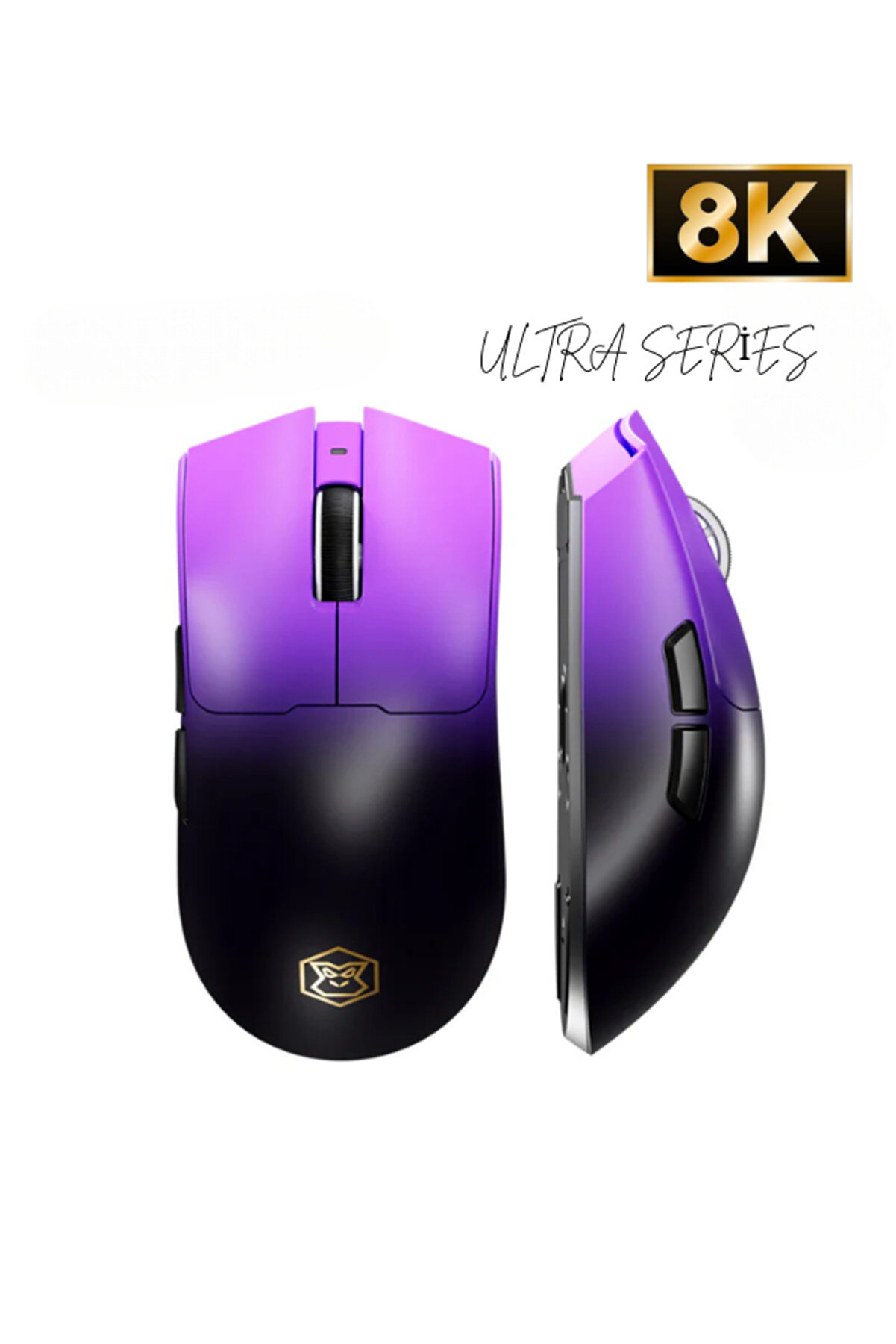 ULUGAMES Eweadn S9 Ultra Superlıght 42000dpı Paw3950 8000 Hertz Kablosuz Oyuncu Mouse (yedek ...
