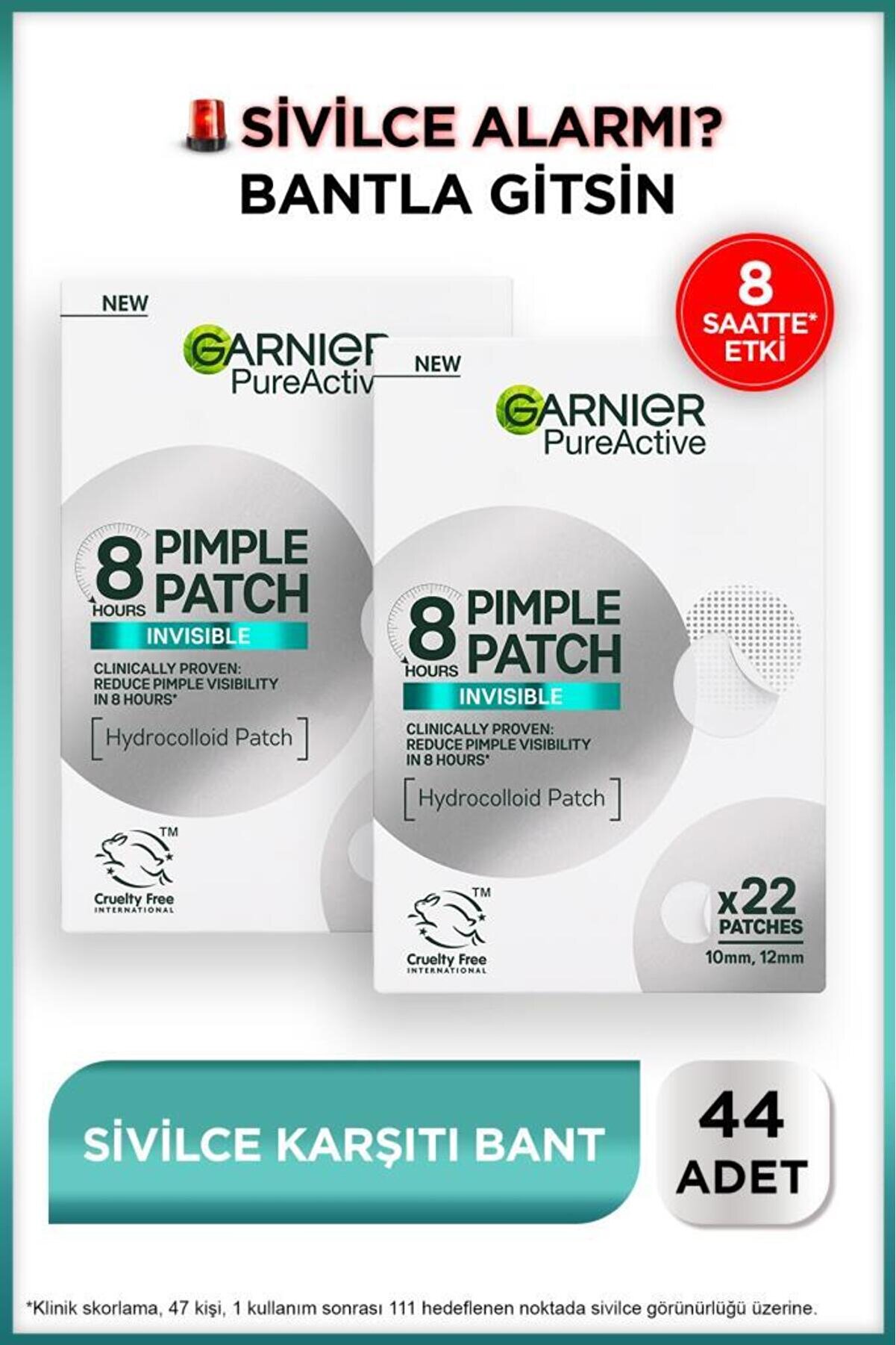 Garnier Pimple Patch 44'lü Sivilce Bandı / Hidrokolloid Bant / Akne ...