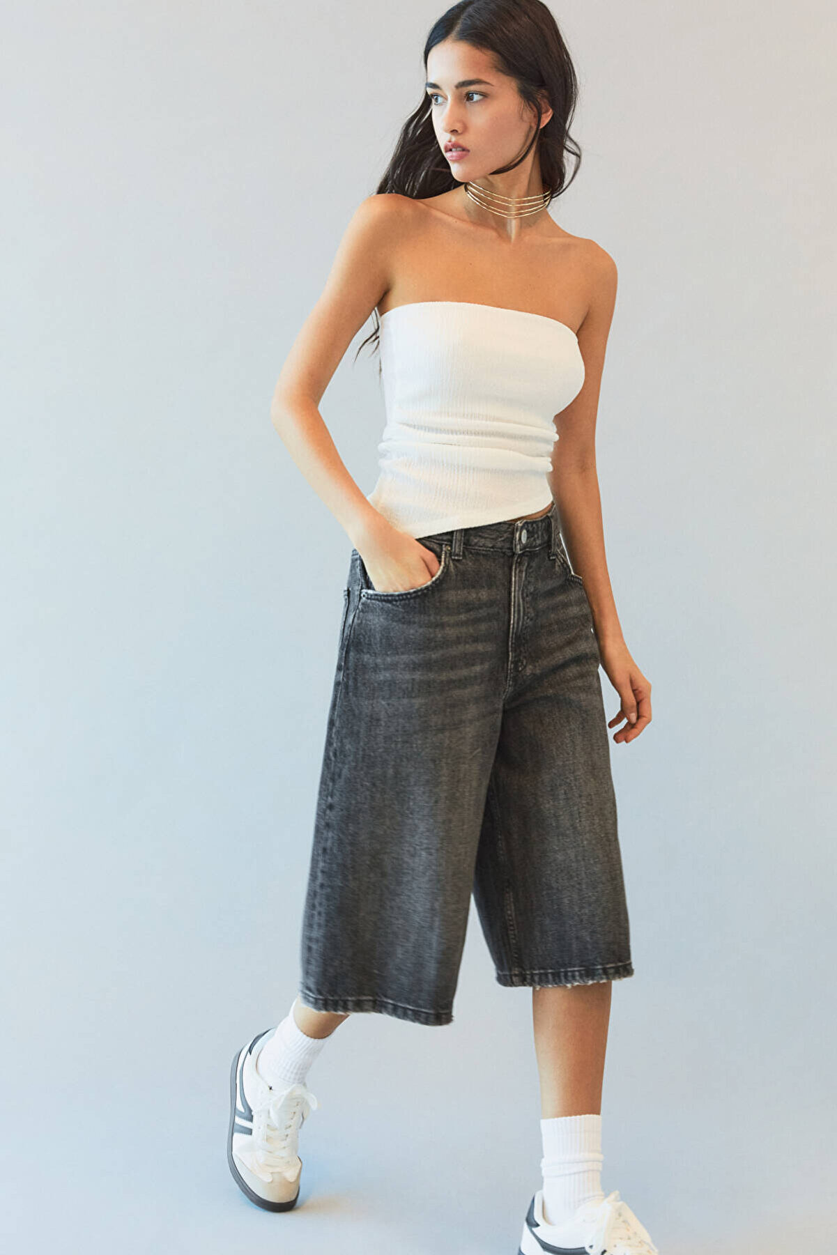 Pull & Bear Asimetrik bandeau top - Fiyatı, Yorumları