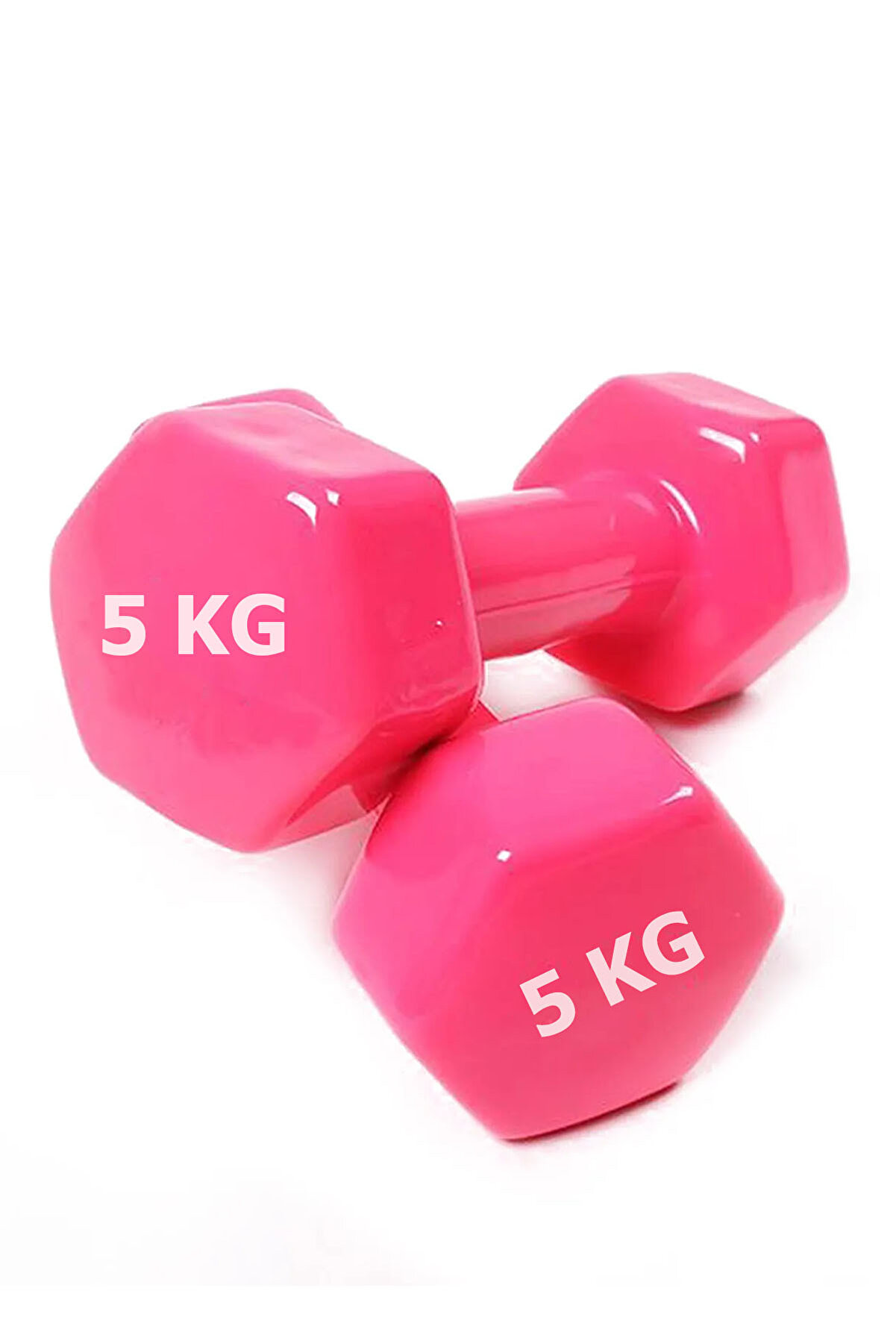 Jet Deluxe 5 Kg Demir Dambıl Vinyl Demir Döküm Dambıl Seti El Ağırlığı 5Kg x 2 Adet Dumbell ...