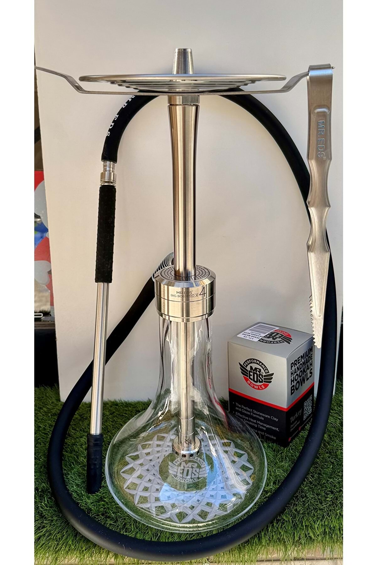 NARGİLE MR.EDS Mr Eds E24 Big Boss Pro X 4 - Çelik Seri Nargile Takımı ...
