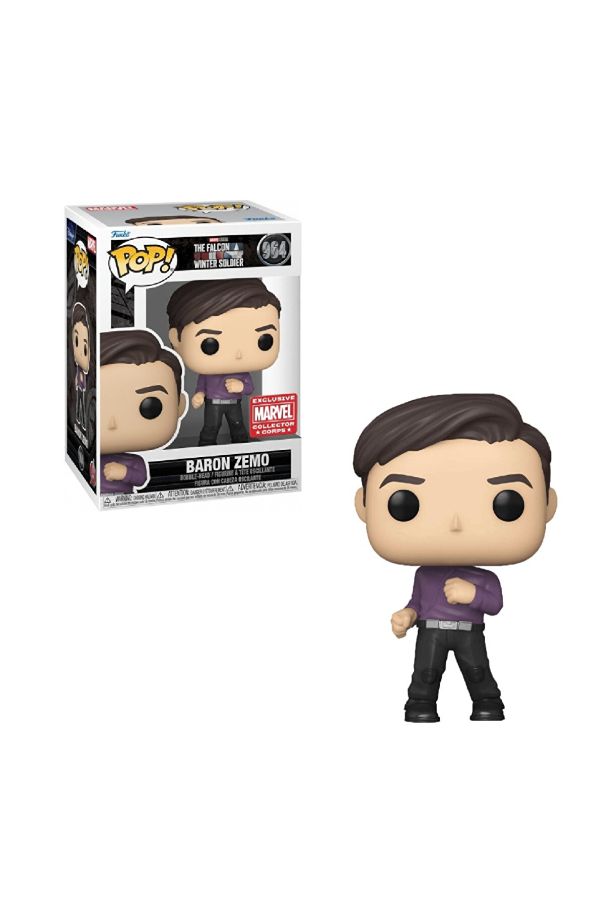 Funko POP #964 Marvel The Falcon and Winter Soldier Baron Zemo ...