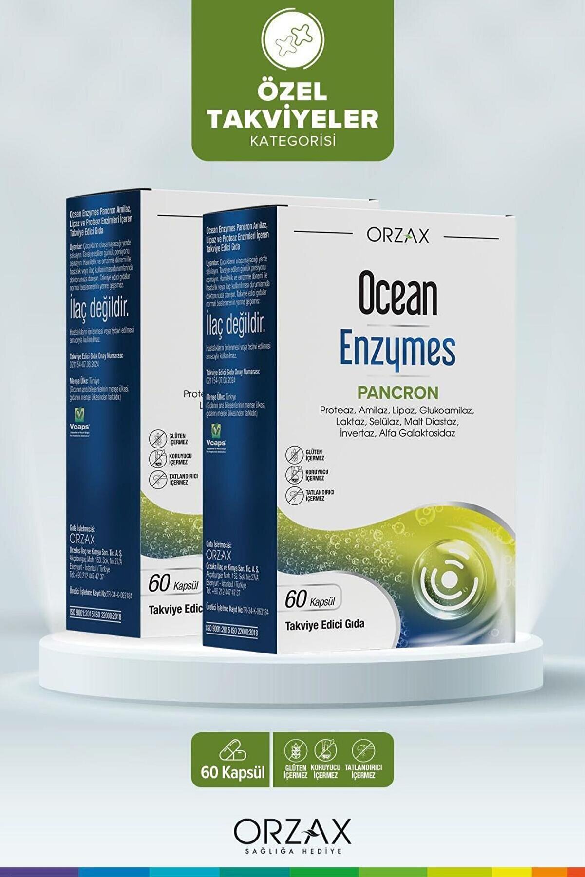 Ocean Enzymes Pacron 60 Kapsül 2 Adet - Fiyatı, Yorumları