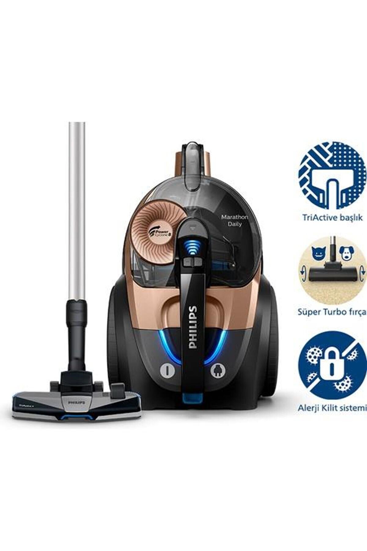 Philips Xb7151/07 7000 Serisi Power Cyclone Toz Torbasız Süpürge ...