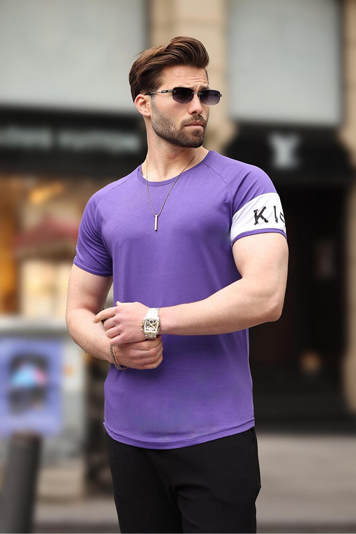 Madmext King Basic Mor Tişört 3028 - Fiyatı, Yorumları