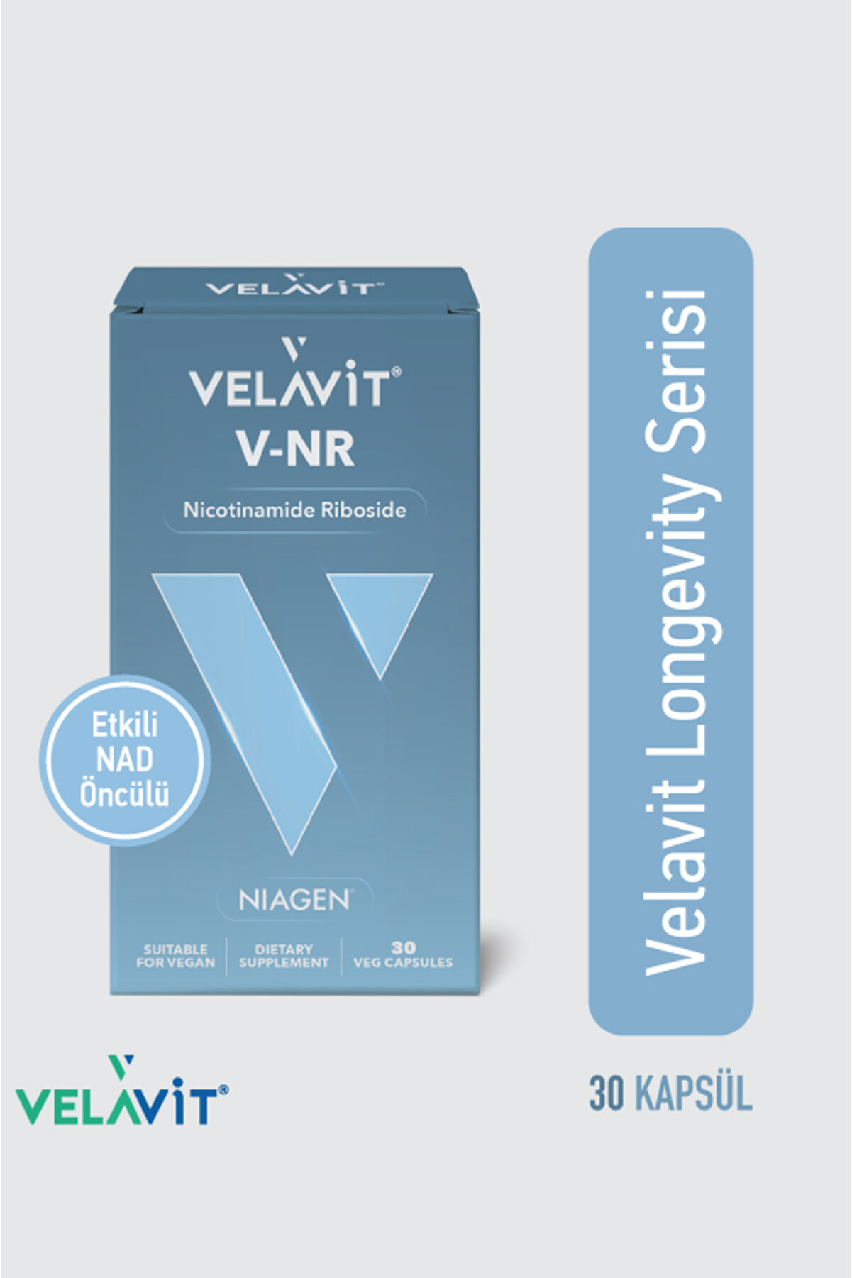 Velavit V-NR Nicotinamide Riboside 30 Kapsül - Fiyatı, Yorumları
