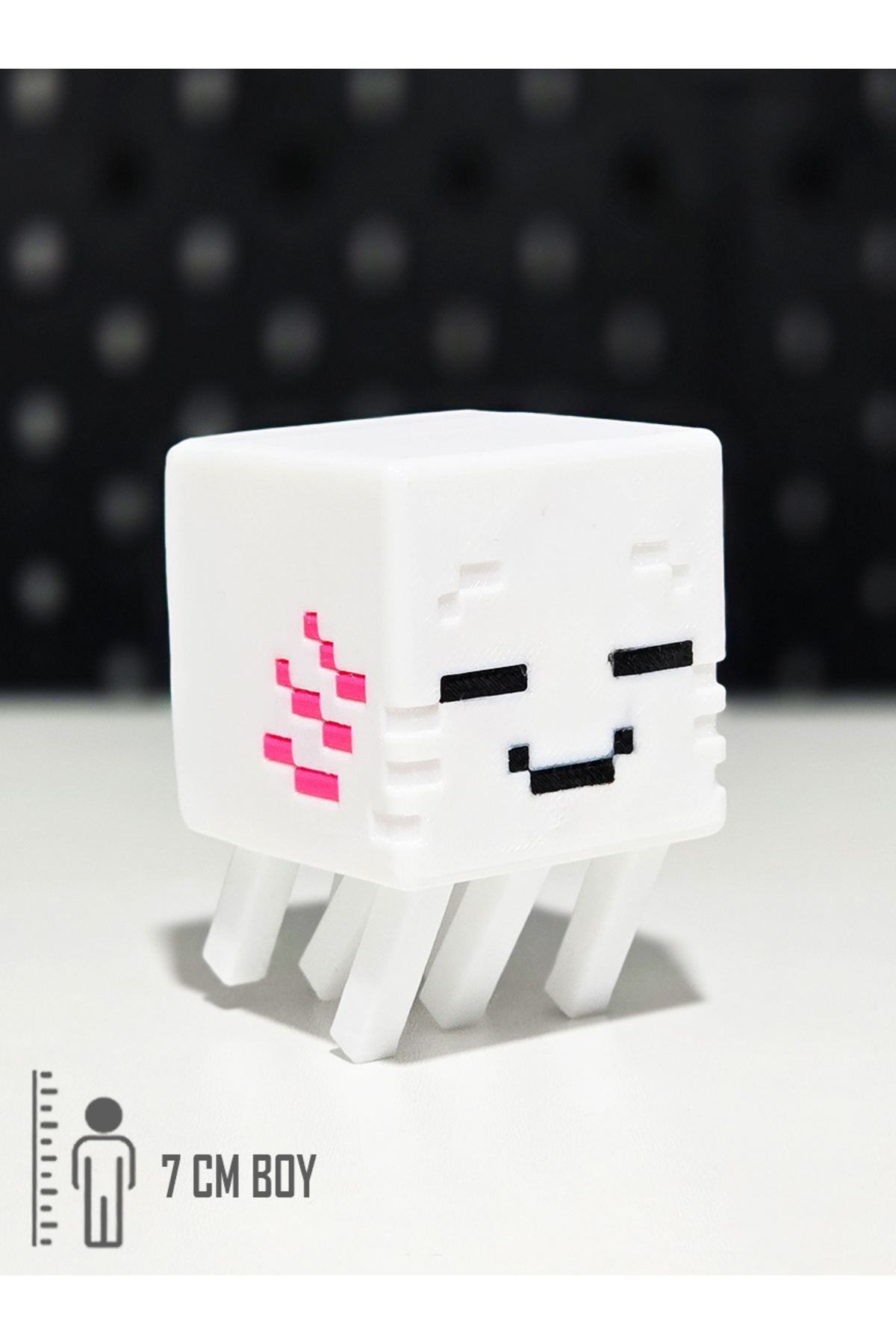 Suelo Butik Minecraft Mutlu Ghast 7 Cm Karakter Figür Oyuncak - Yeni ...