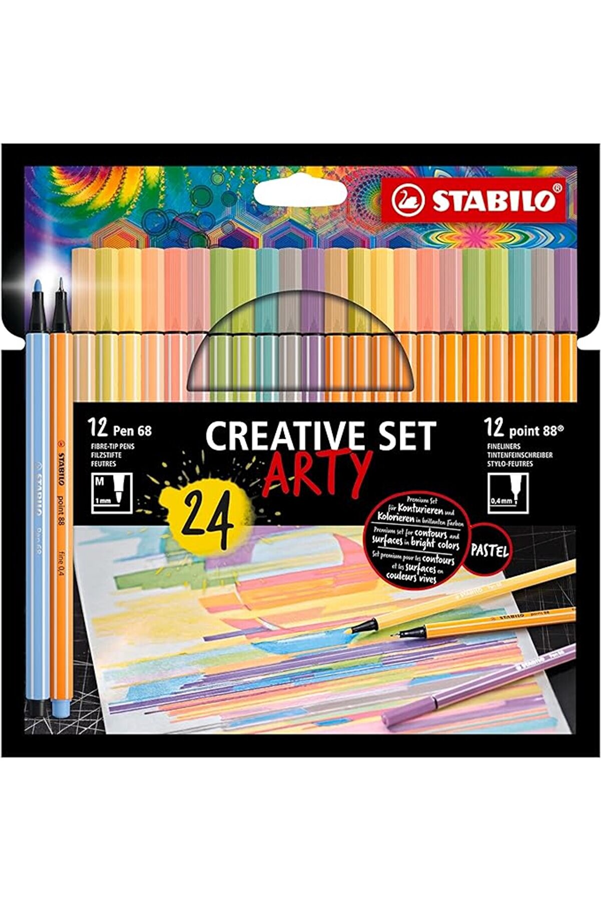 Stabilo Pen 68 & point 88 ARTY - Keçeli Kalem ve İnce Keçe Uçlu Kalem ...