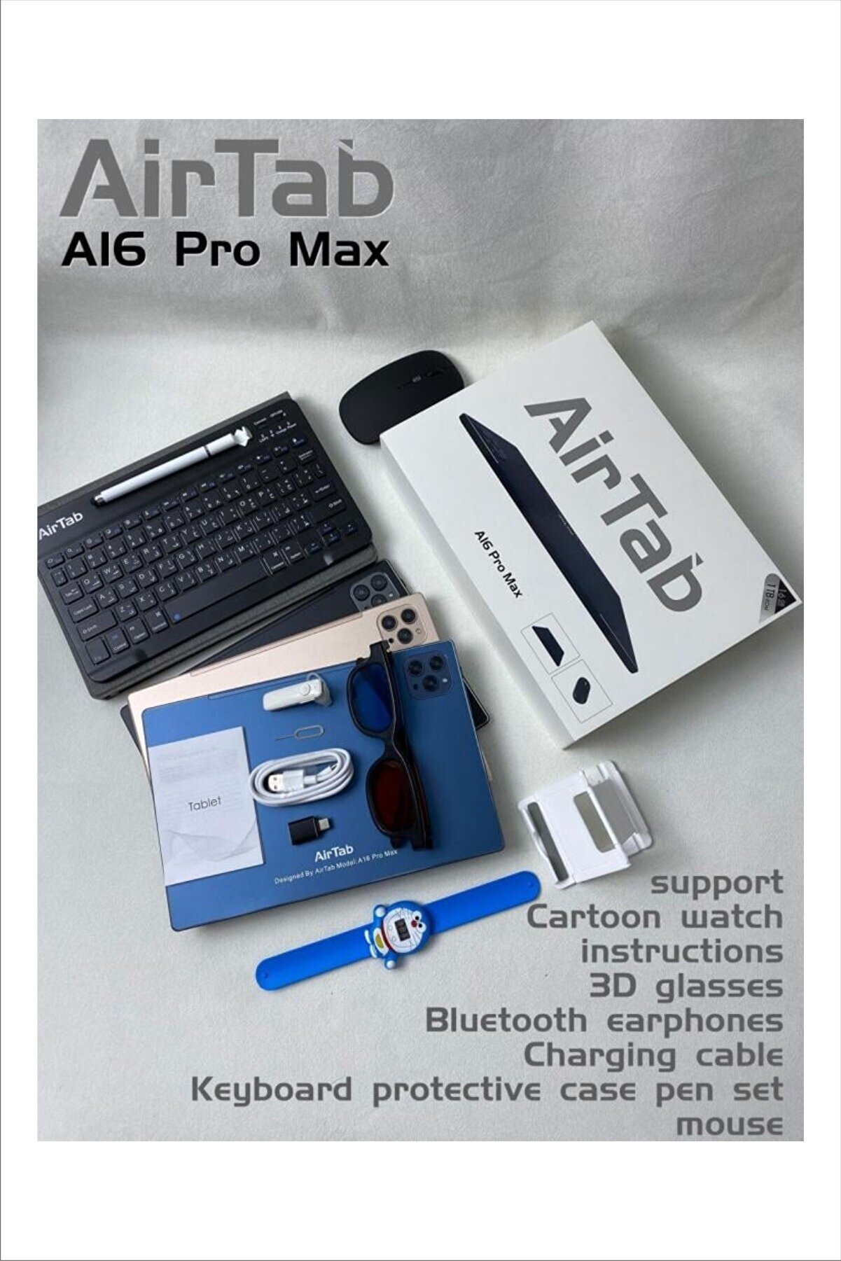 AİRTAB AİR TAB U16 PRO MAX 1TB/16GB RAM 10.1 INC TABLET - Fiyatı, Yorumları