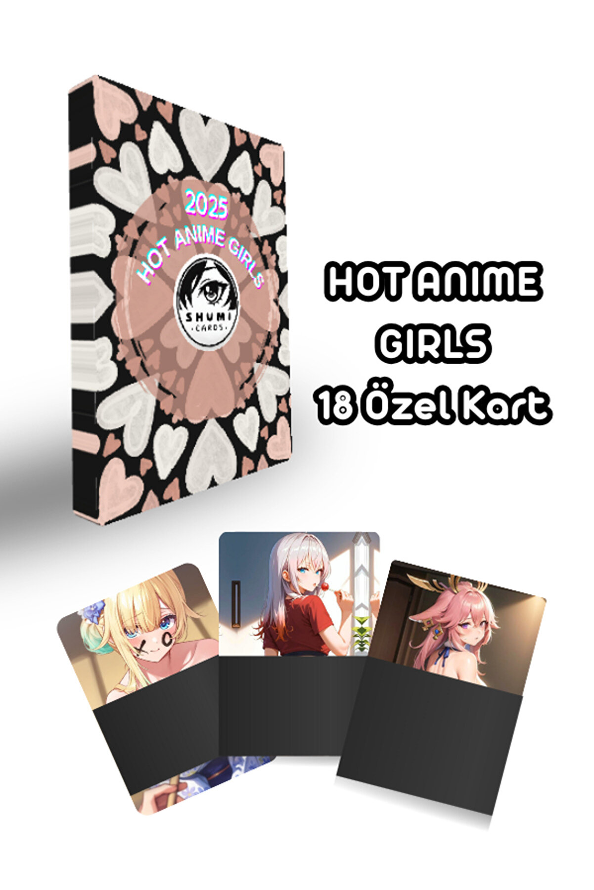 SHUMI CARDS Hot Ani̇me Gi̇rls Özel Tasarım Custom Kart Destesi - 18 ...