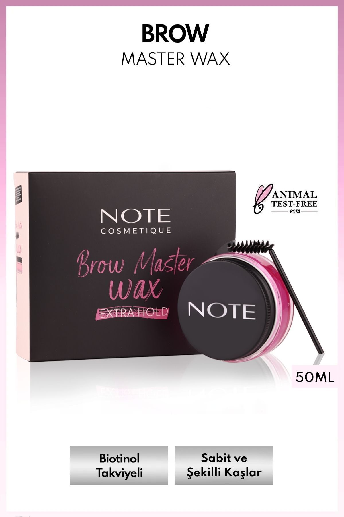 Note Cosmetics Brow Master Kaş Sabitleyici Ve Şekillendirici Wax ...