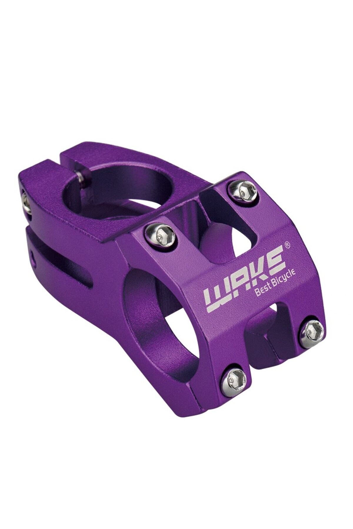 Asroya Wake Alüminyum Mor Bisiklet Kısa Gidon Boğazı Yedek Parça 31,8mm ...