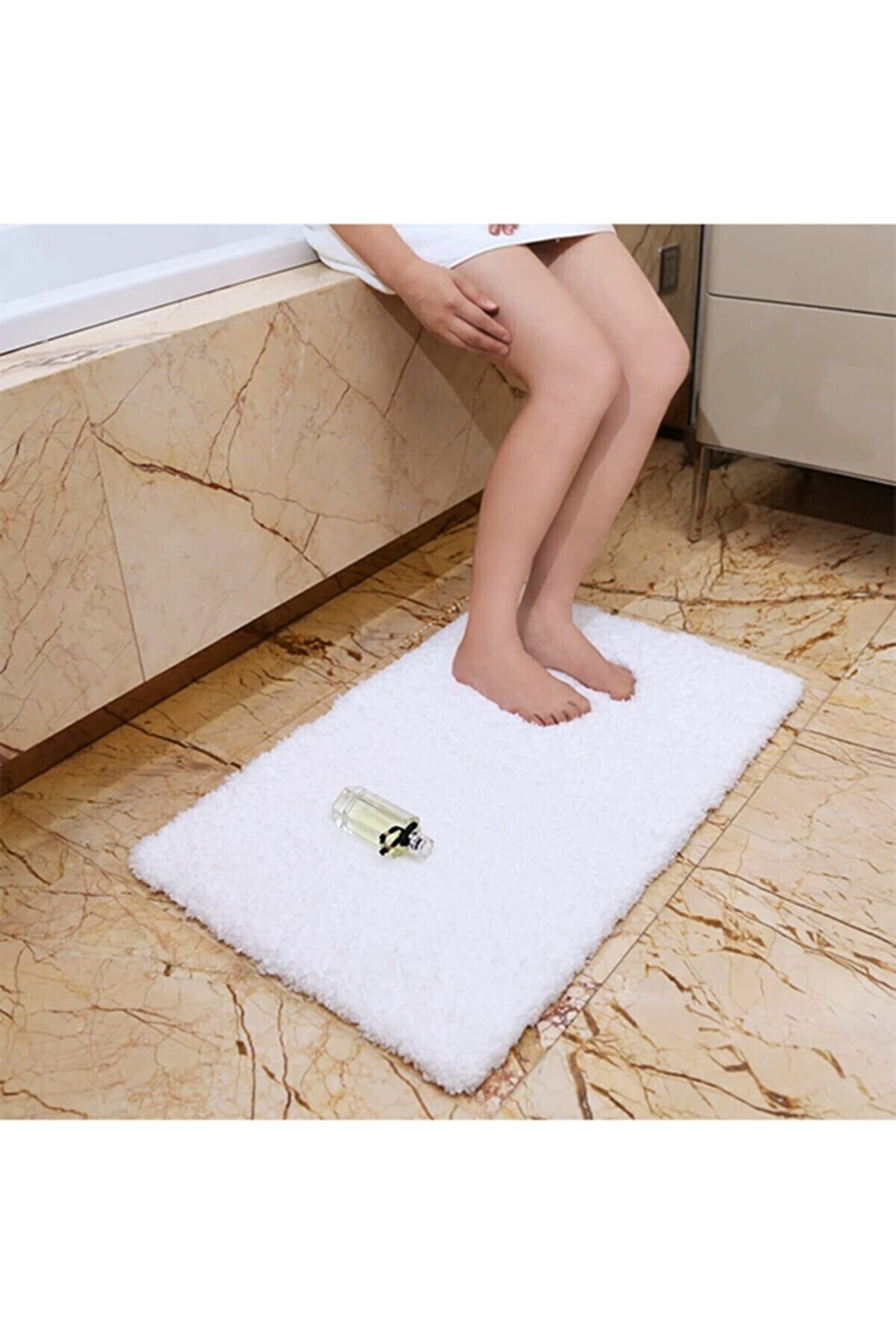 MACRO HOME Soft 40x60 Beyaz Banyo Paspası - Fiyatı, Yorumları