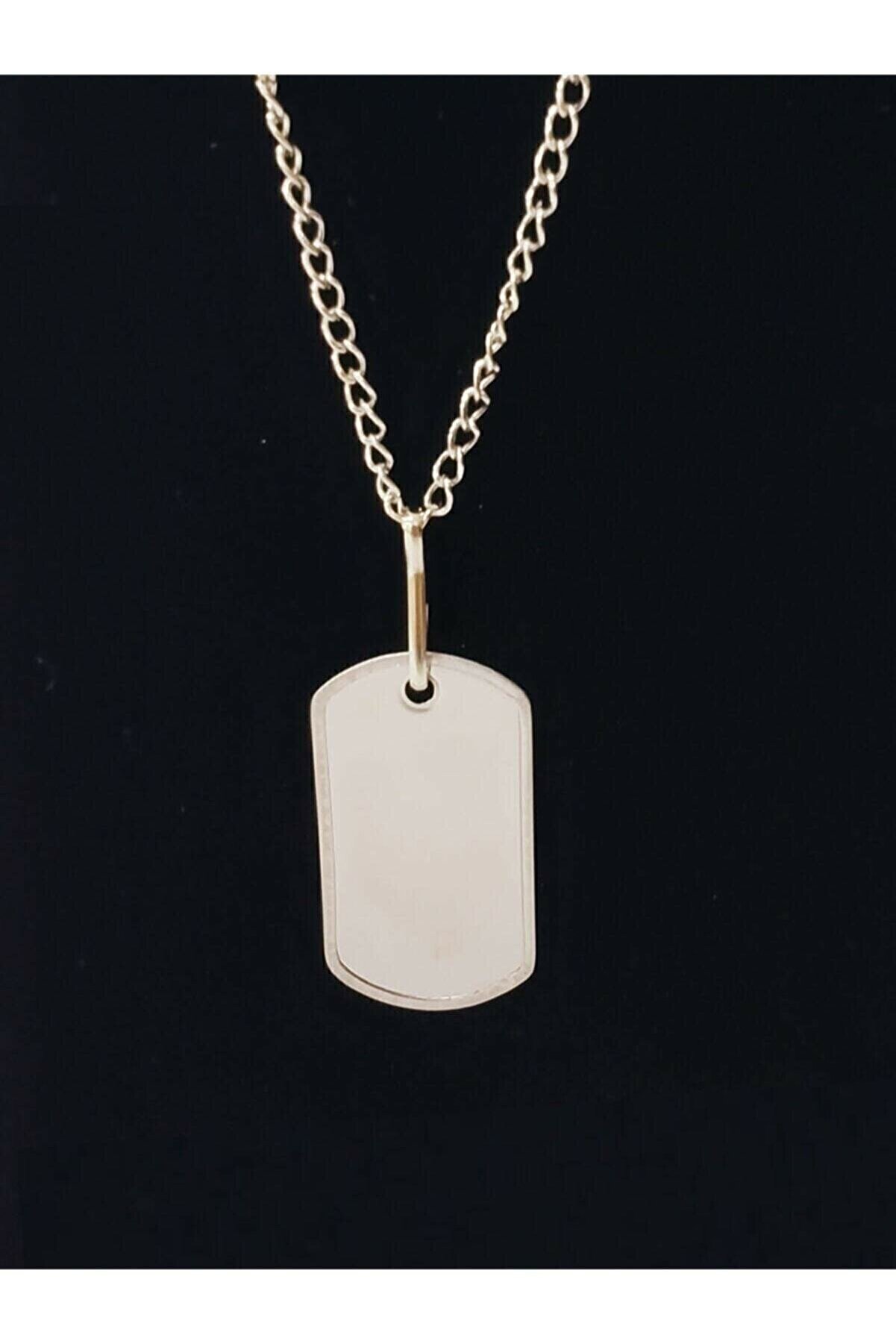 special Orjinal Asker Künyesi - Iki Plaka Ve Zinciri - Asker Kolye ...