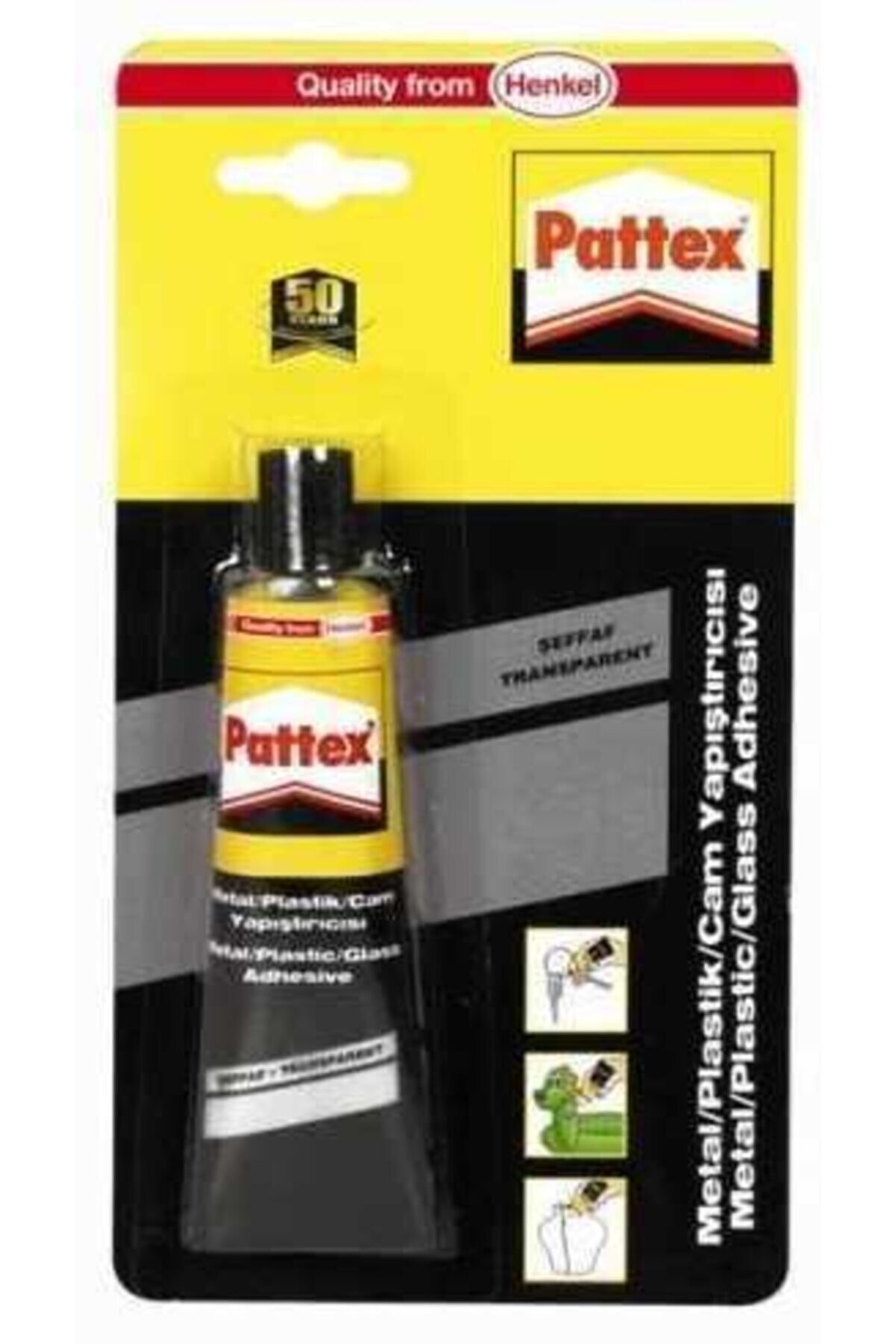 Pattex Metal/plastik/cam Yapıştırıcısı 50ml Şeffaf - Fiyatı, Yorumları