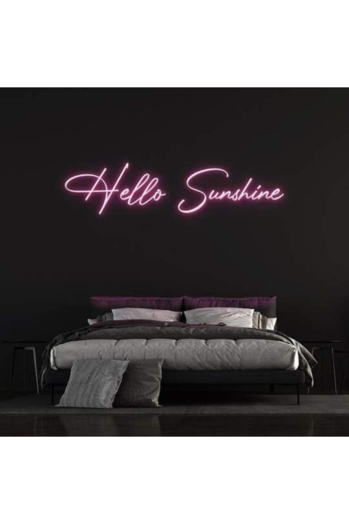 Honey Concept Hello Gorgeous Neon Duvar Yazısı Dekoratif Duvar