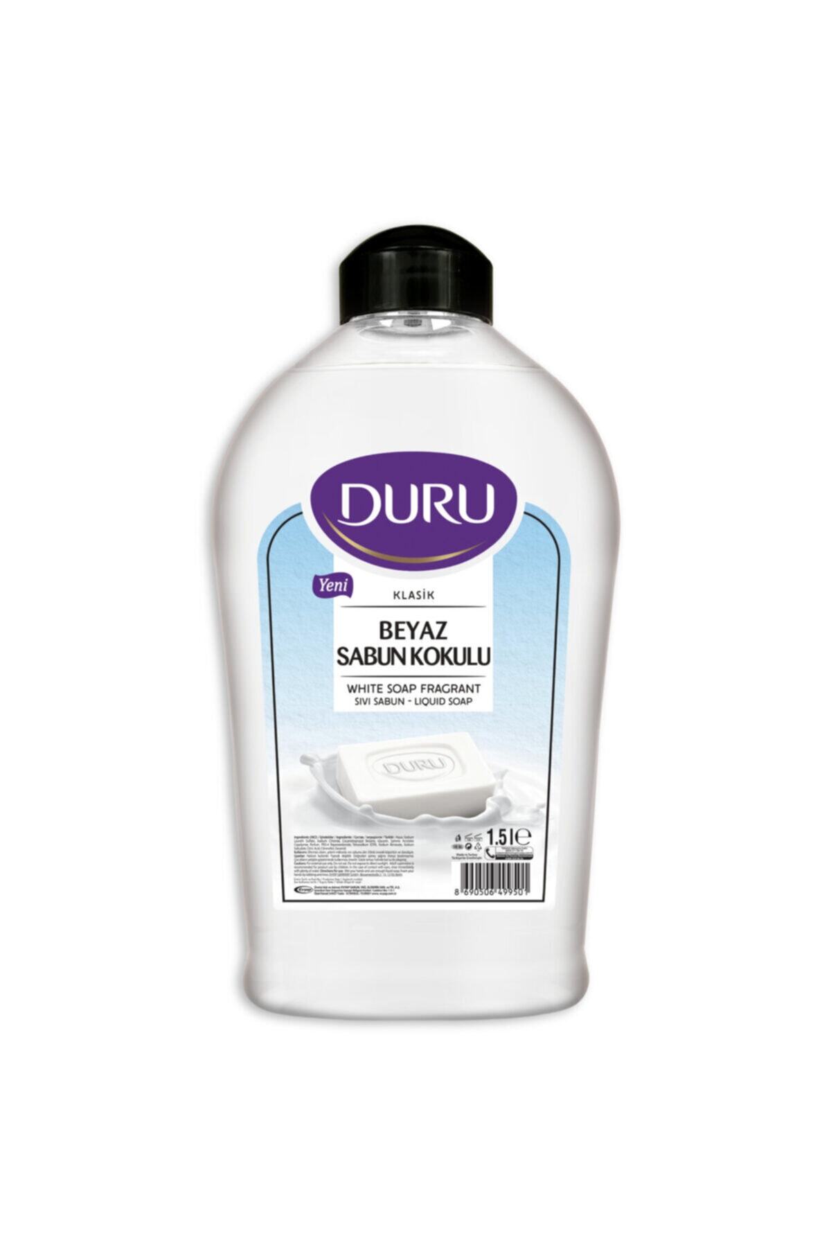 Duru Beyaz Sabun Kokulu Sıvı Sabun 1,5lt Fiyatı, Yorumları - Trendyol