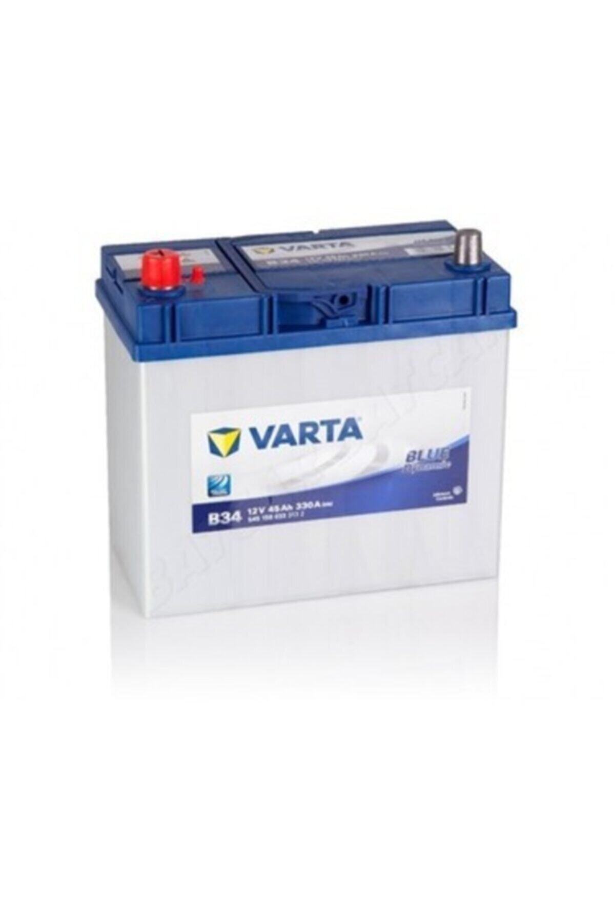 Varta B34 12v 45 Ah(AMPER) Blue Dynamıc Ters Kutup Dar Akü - Fiyatı ...