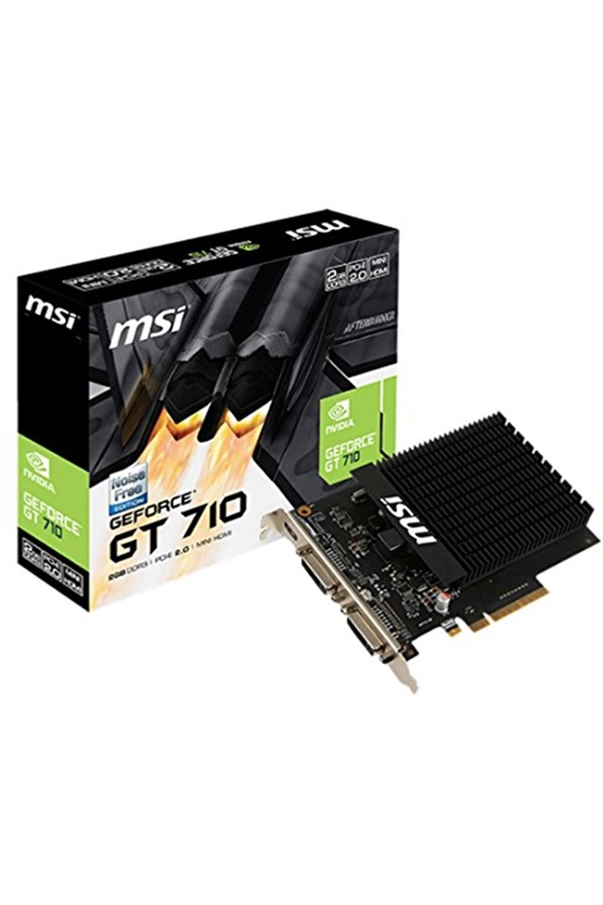 MSI Vga Gt 710 2gd3h H2d Gt710 2gb Ddr3 64b Dx12 Pcıe 3.0 X16 2xdvı ...