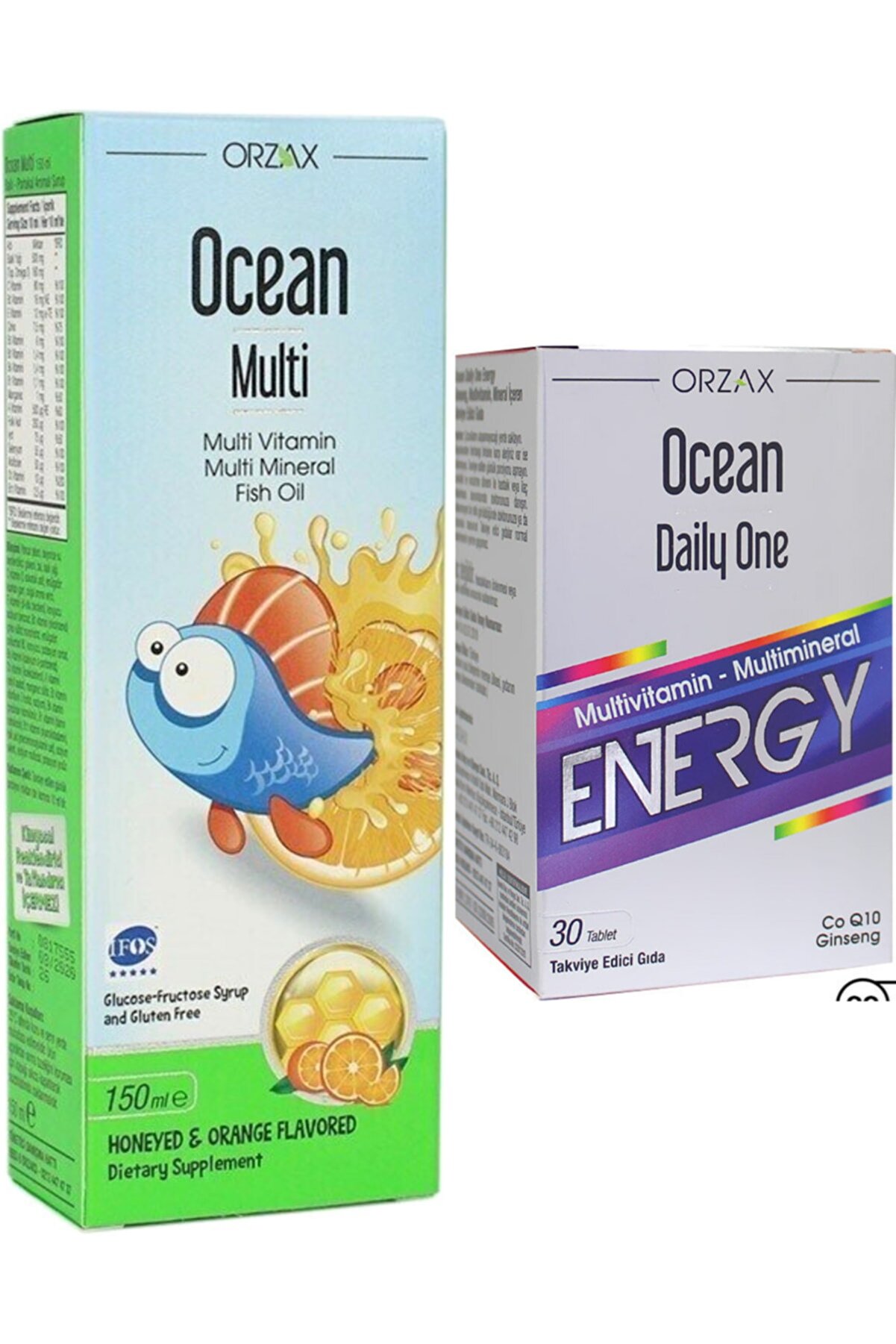 Ocean Multivitamin Multimineral Balık Yağı Şurup 150ml+ Daily One ...