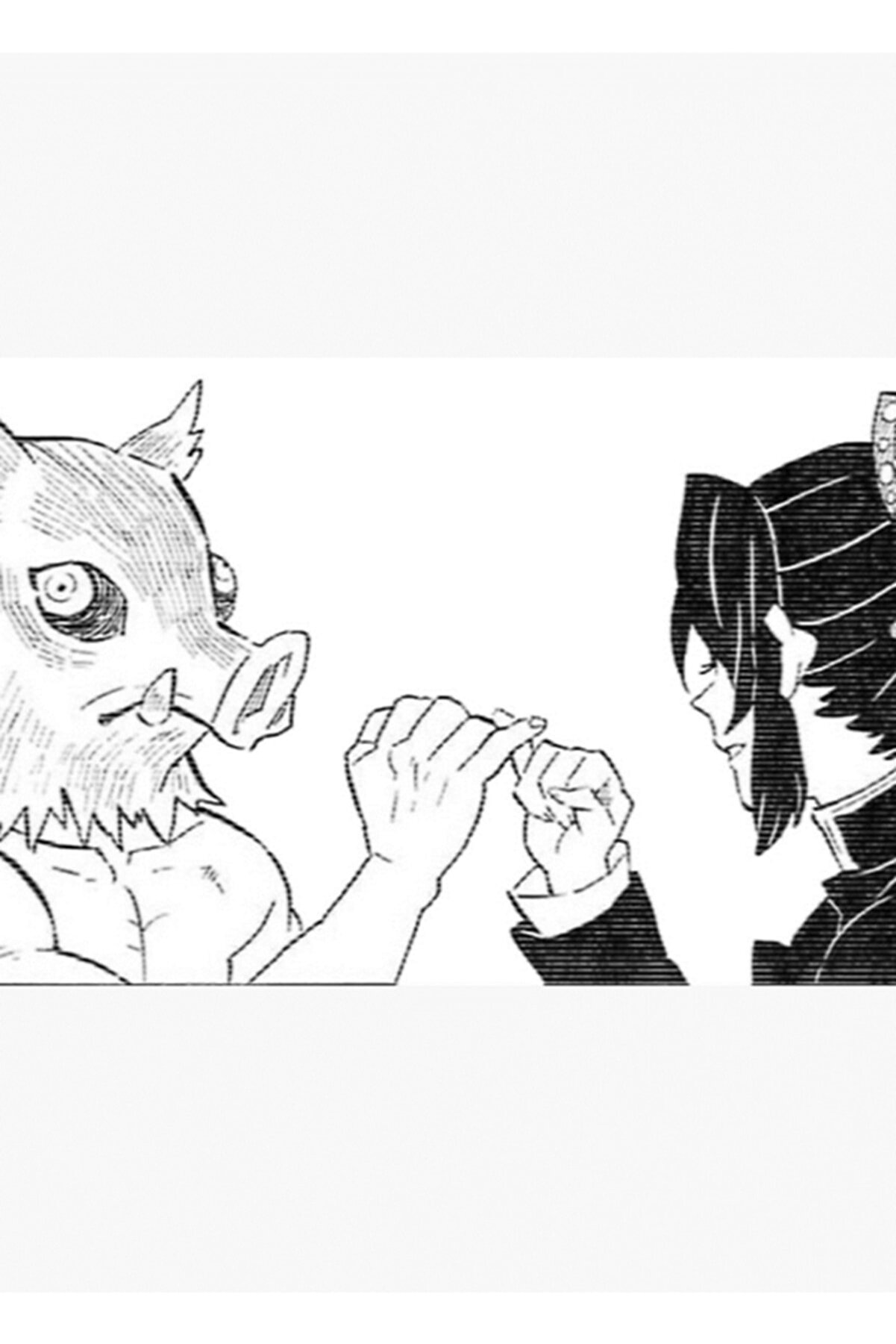 Universal Inosuke Ve Shinobu Pinky Promise Demon Slayer Manga Şapkası ...
