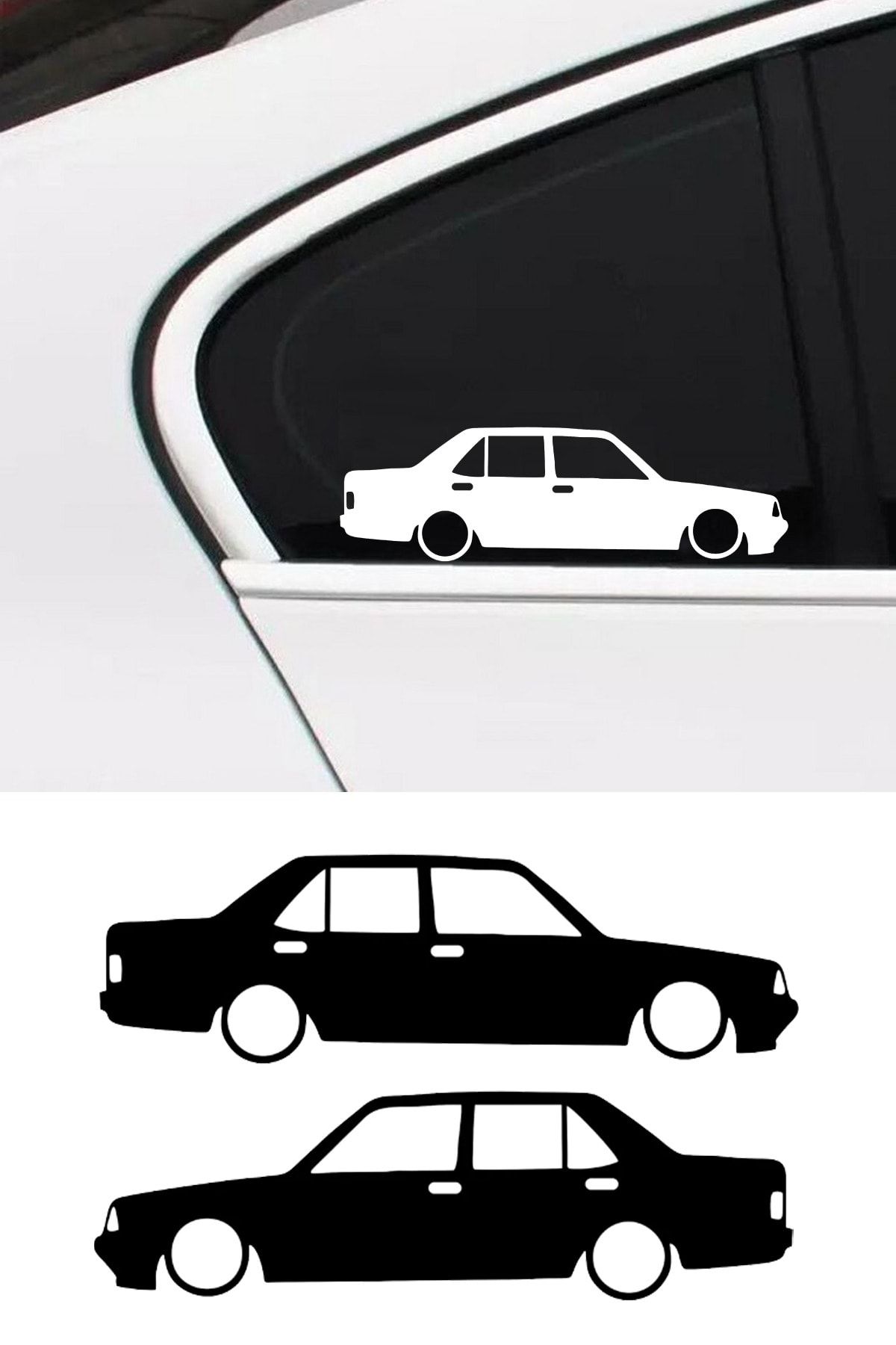 Stickir Tofaş Şahin Basık Oto Sticker Beyaz 15x4 Cm 2 Adet Araba ... Stickir Tofaş Şahin Basık Oto Sticker Beyaz 15x4 Cm 2 Adet Araba ...
